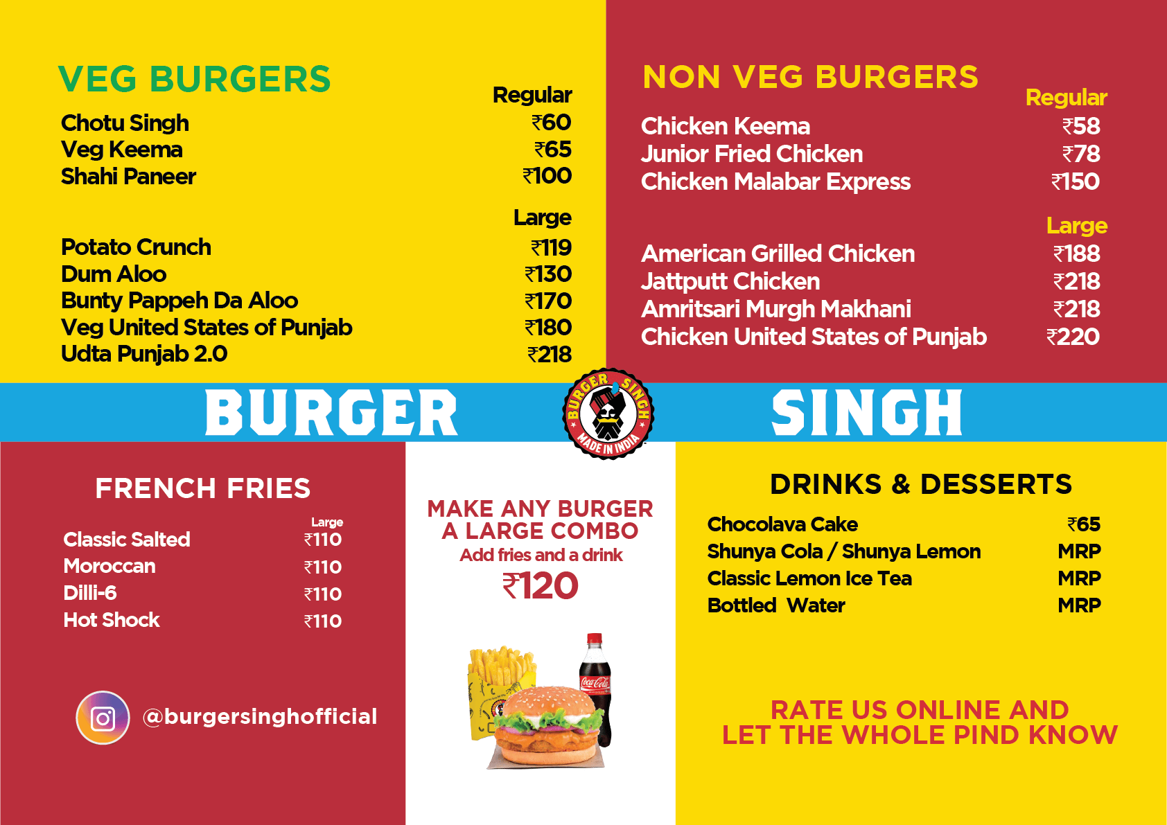 Burger Singh, Nagpur, Pune, Delhi NCR, Ludhiana, Dehradun || Get Burger ...