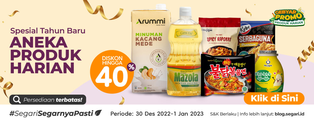 Segari : Situs Belanja Online Bahan Segar Berkualitas