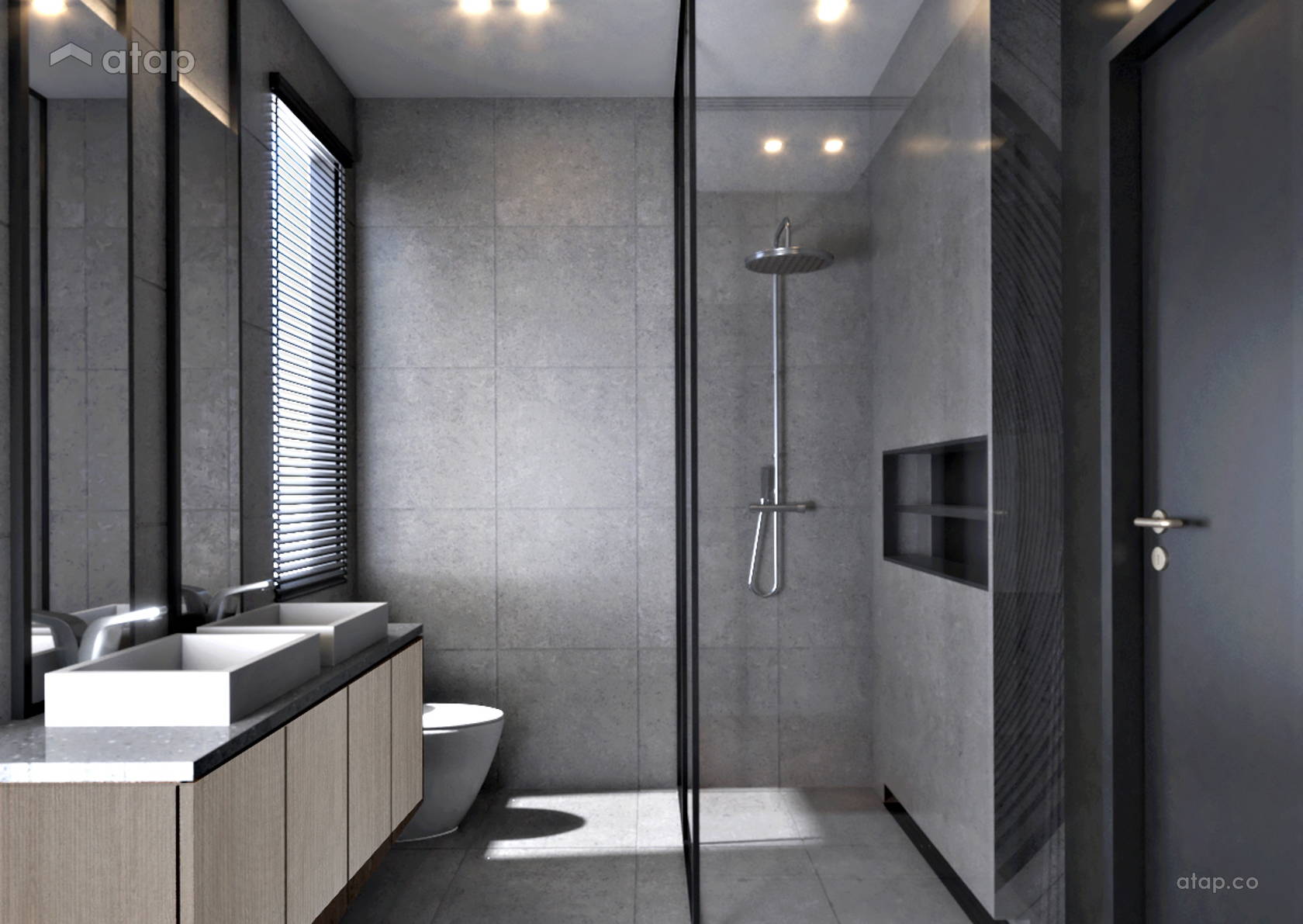 Contemporary Bathroom semi-detached design ideas & photos Malaysia ...