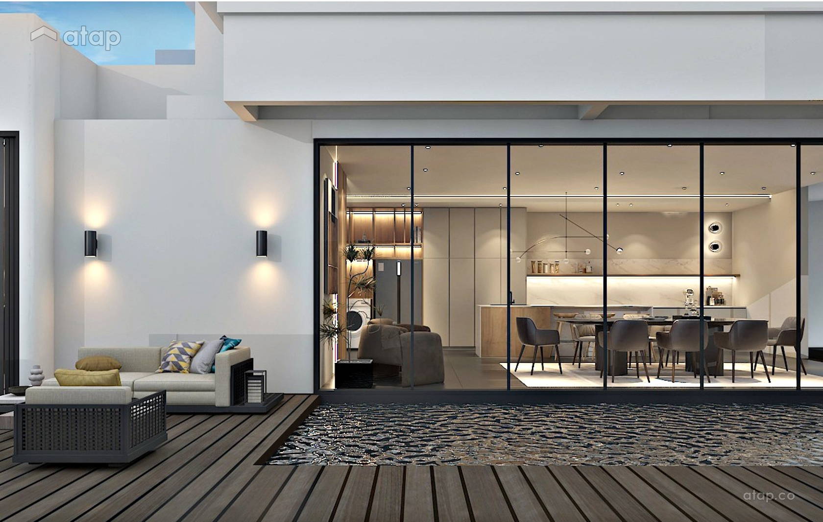 Contemporary Exterior semi-detached design ideas & photos Malaysia ...