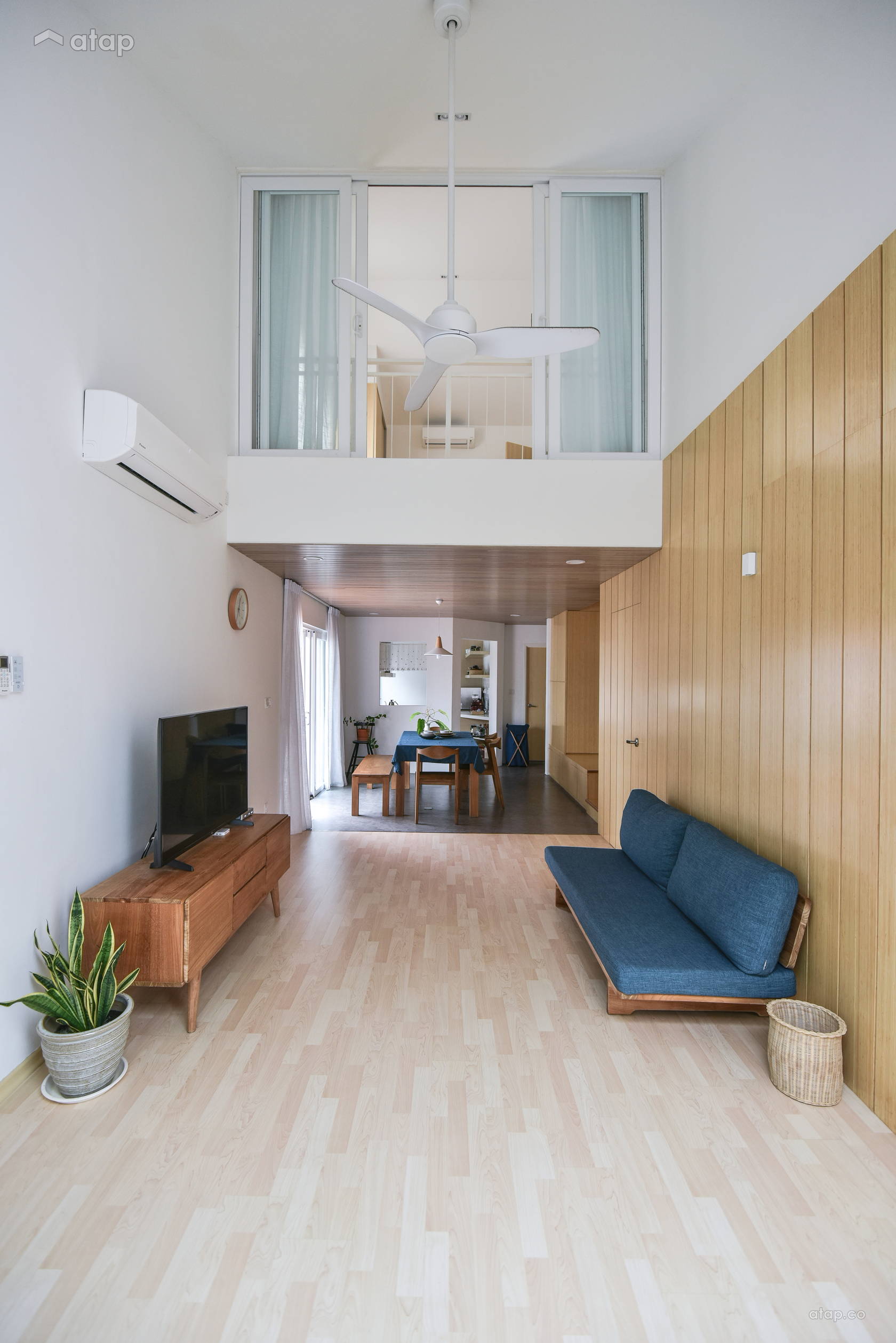 Modern Zen Living Room terrace design ideas & photos Malaysia | Atap.co