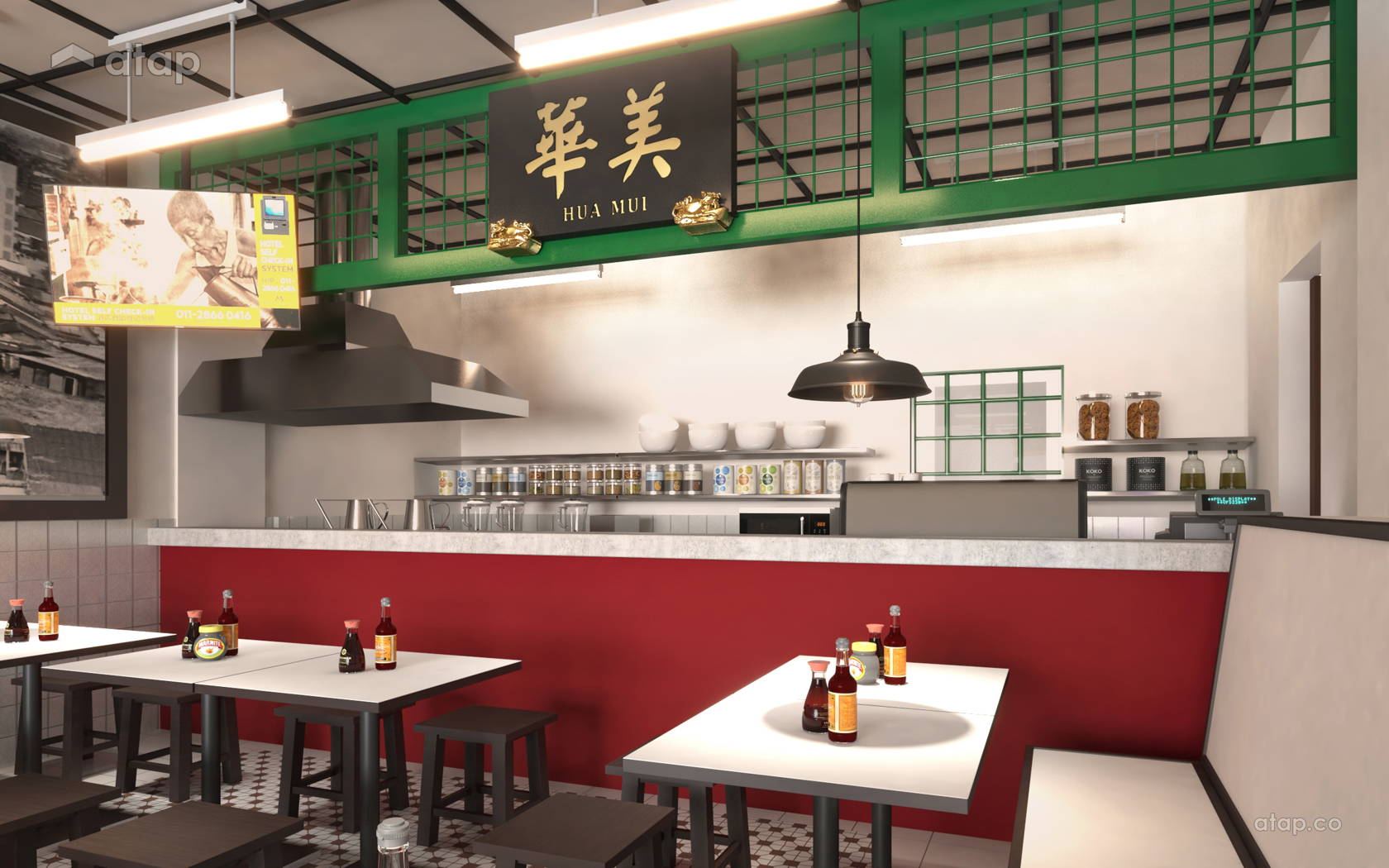 Asian F&B Retail shophouse design ideas & photos Malaysia | Atap.co