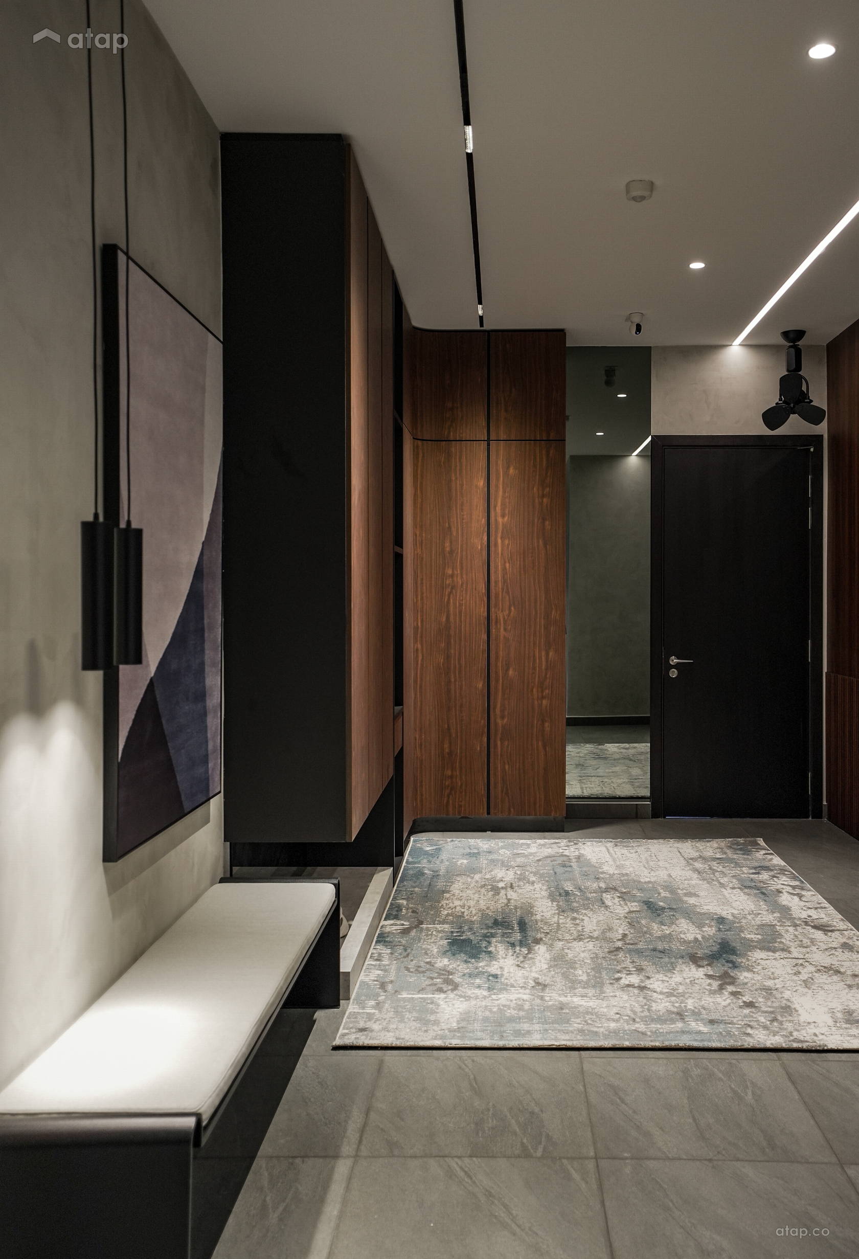 Contemporary Modern Foyer condominium design ideas & photos Malaysia ...