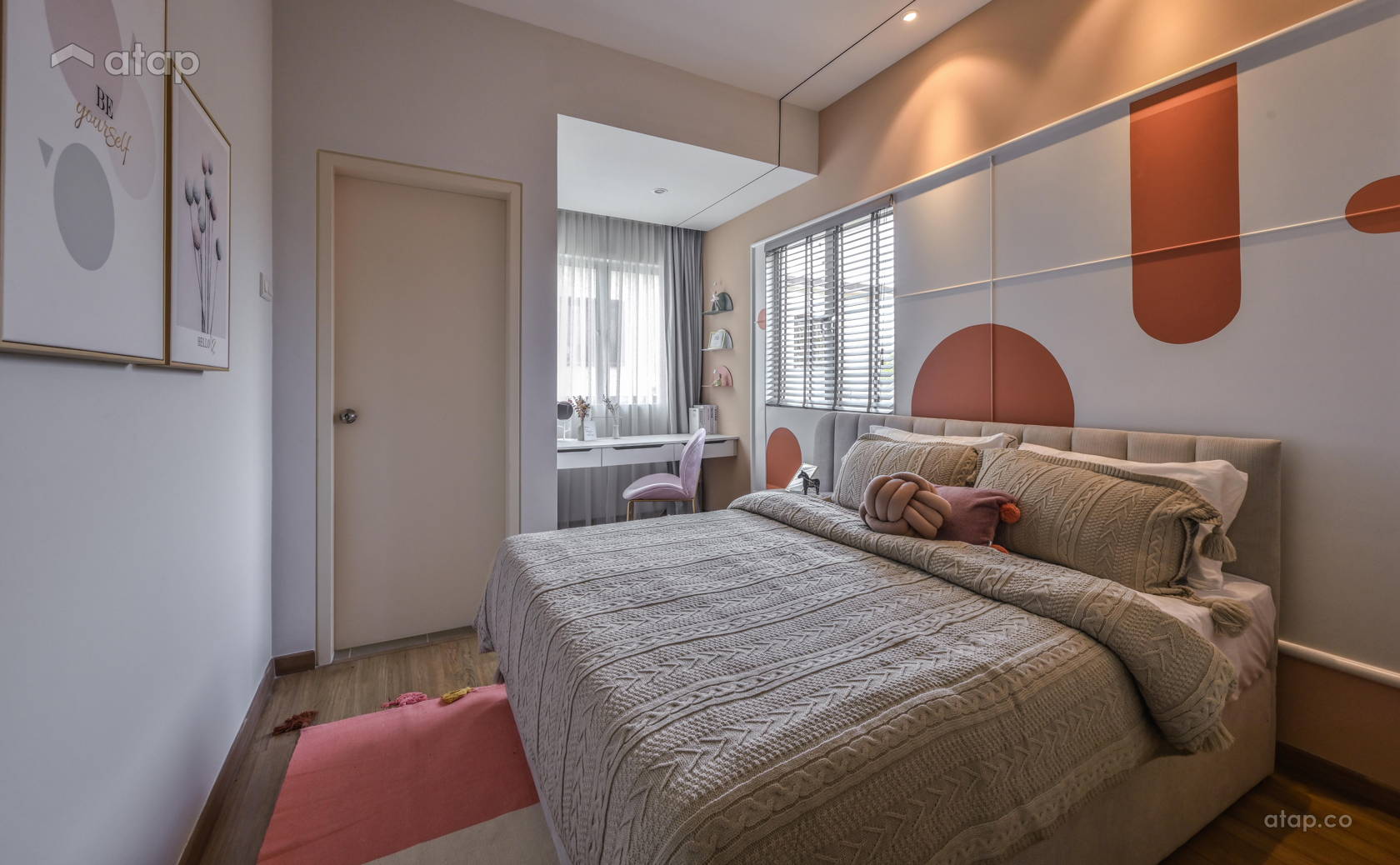 Zen Bedroom semi-detached design ideas & photos Malaysia | Atap.co