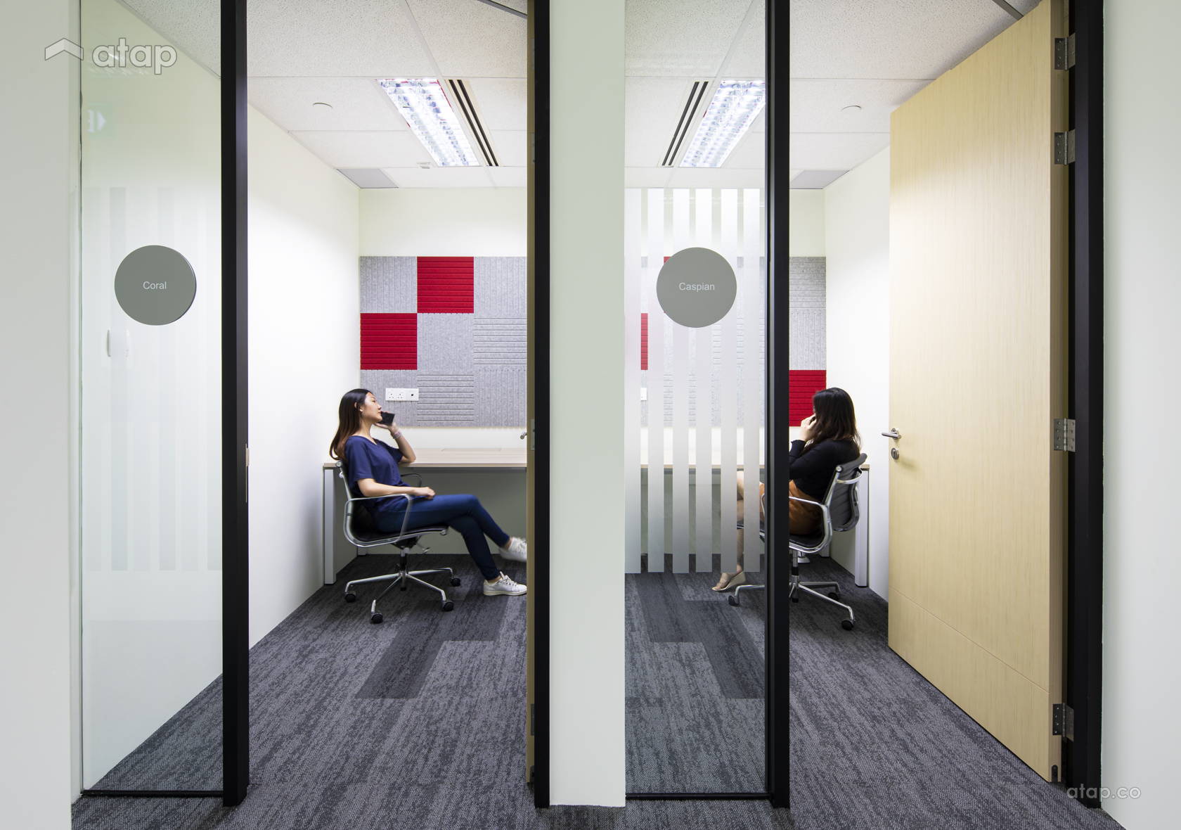 Contemporary Industrial Office Study Room skyscraper design ideas ...