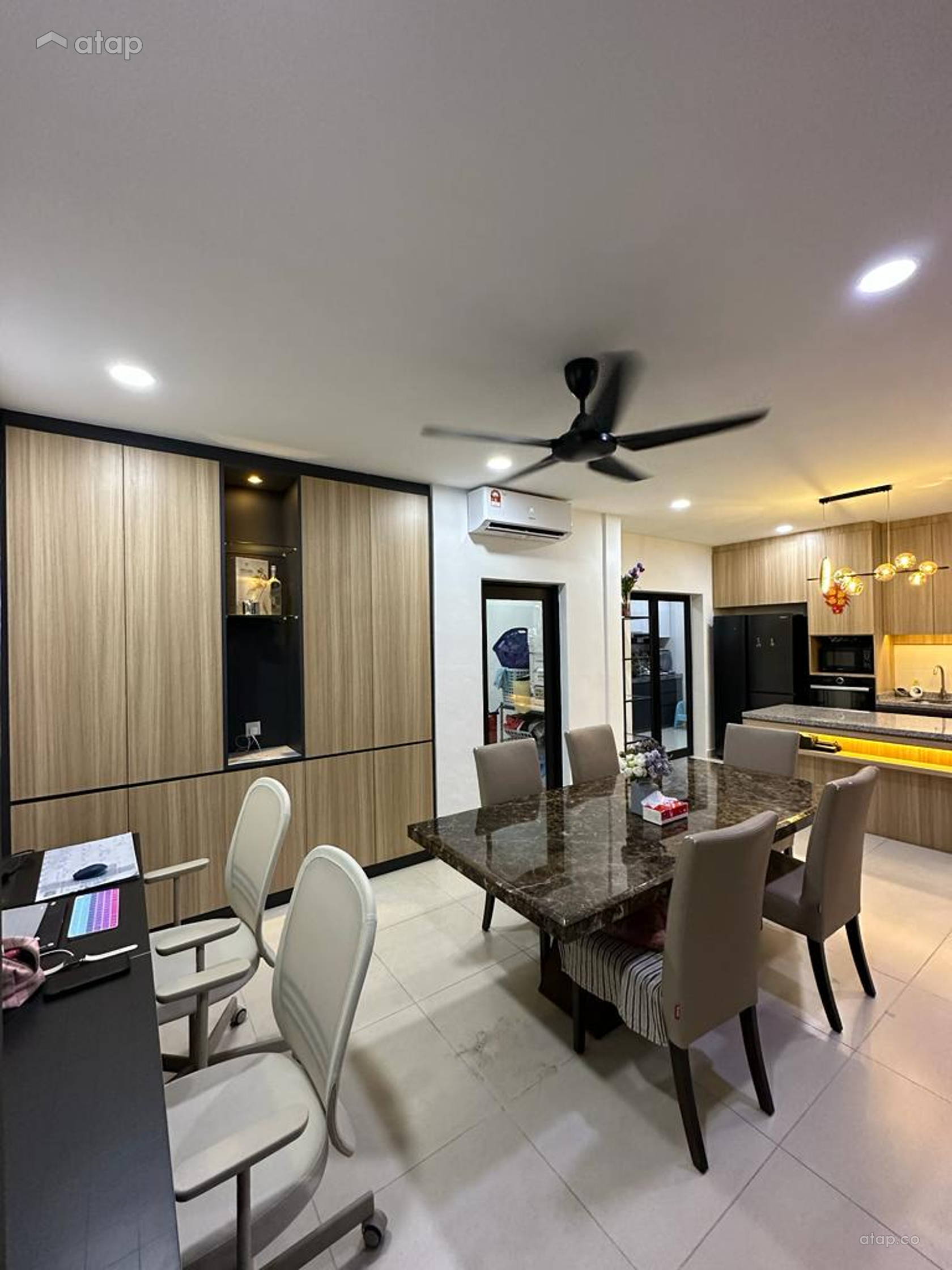 Asian Modern Dining Room terrace design ideas & photos Malaysia | Atap.co