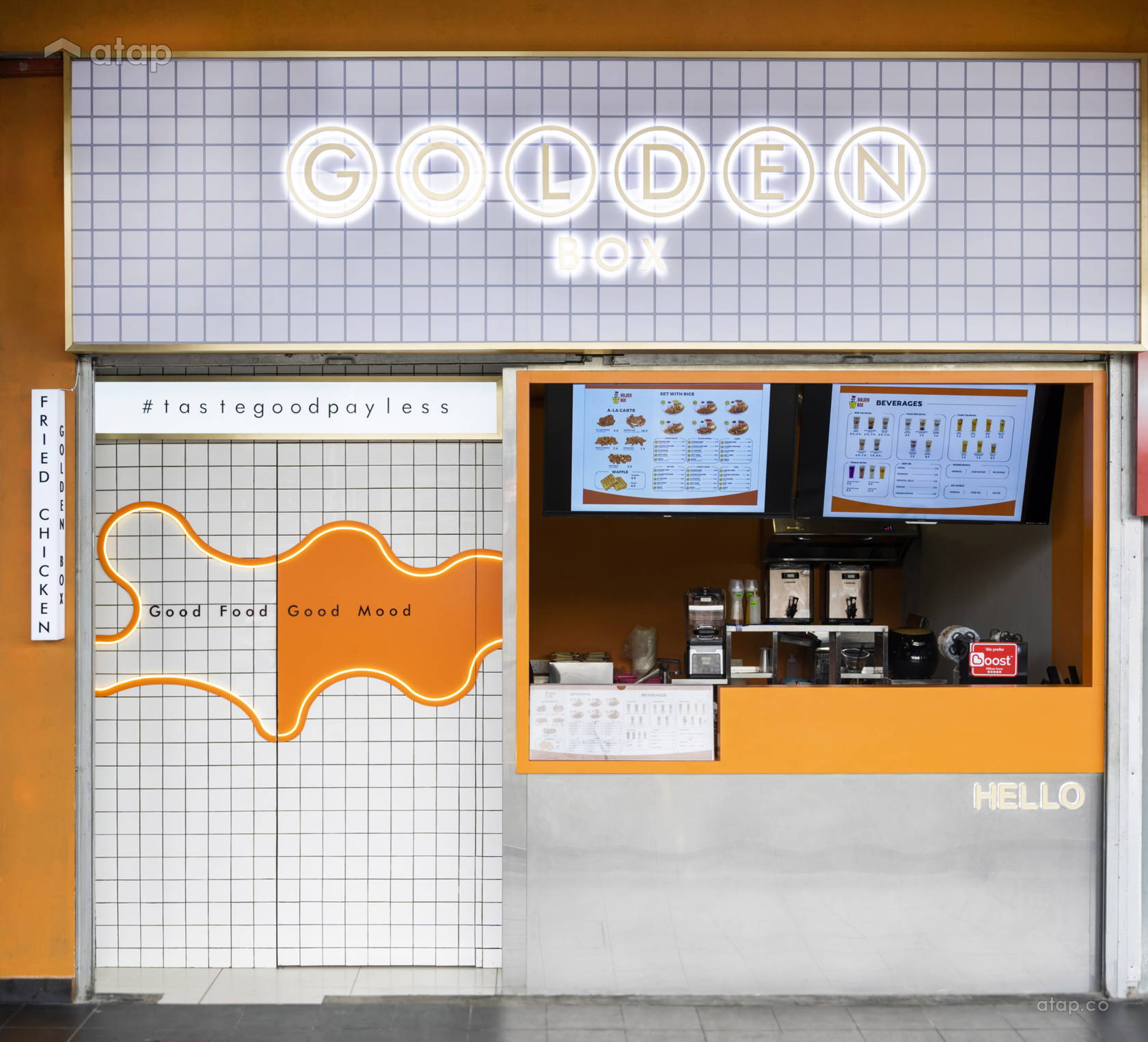 Retro Retail shophouse design ideas & photos Malaysia | Atap.co