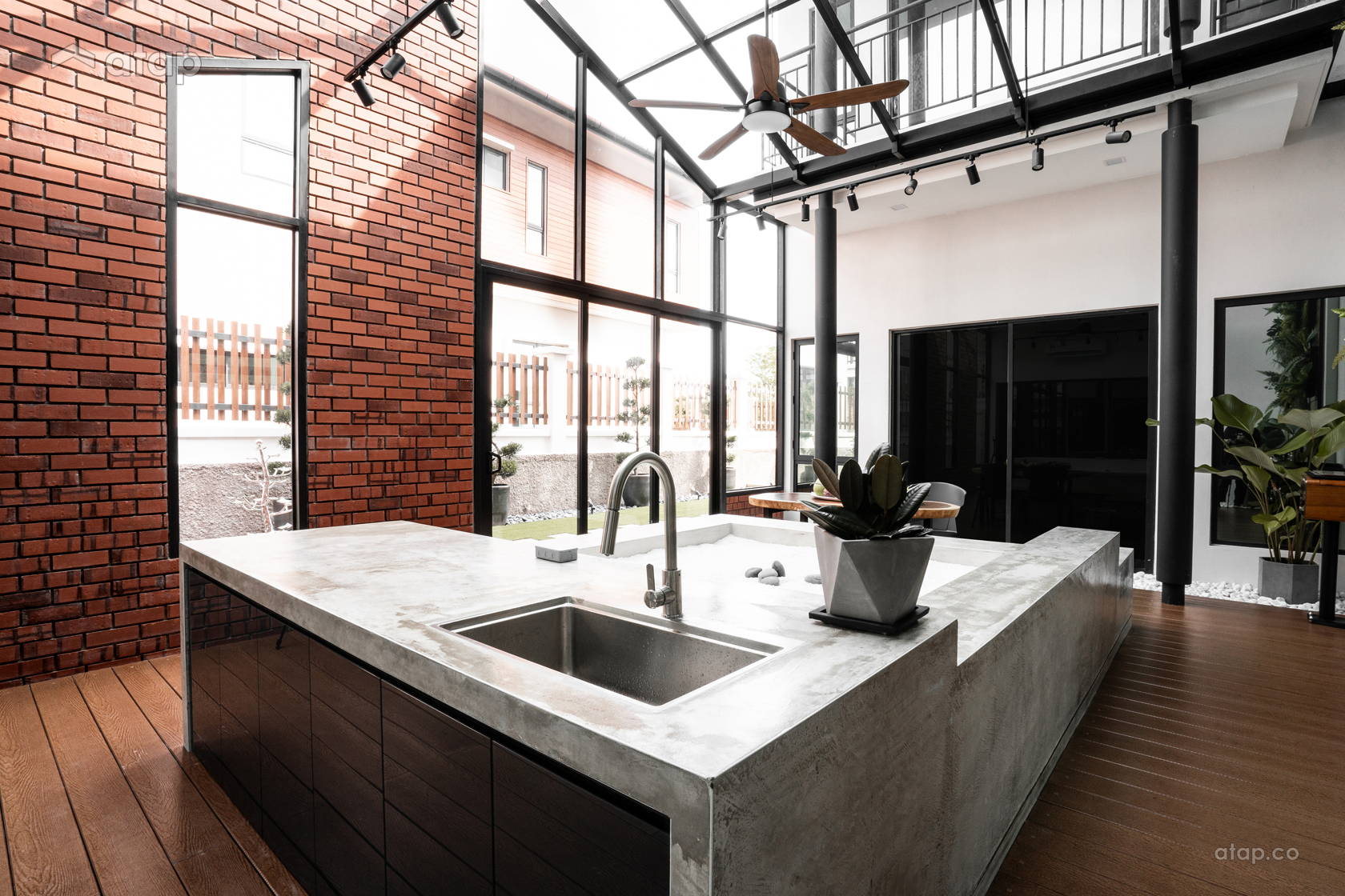 Industrial Rustic Exterior bungalow design ideas & photos Malaysia ...