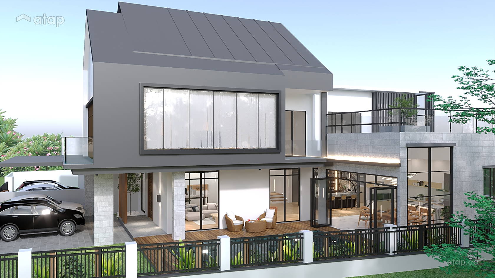 Minimalistic Modern Exterior others design ideas & photos Malaysia ...