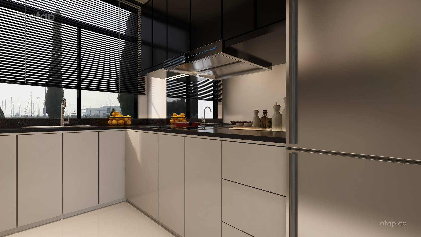 Modern Kitchen terrace design ideas & photos Malaysia | Atap.co