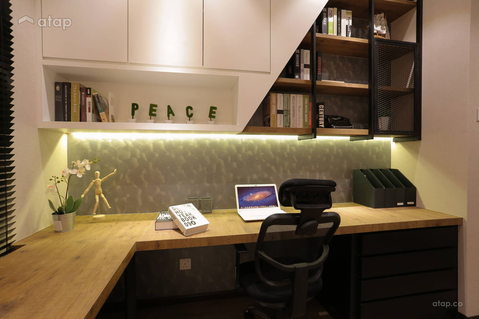 Minimalistic Modern Study Room condominium design ideas & photos ...