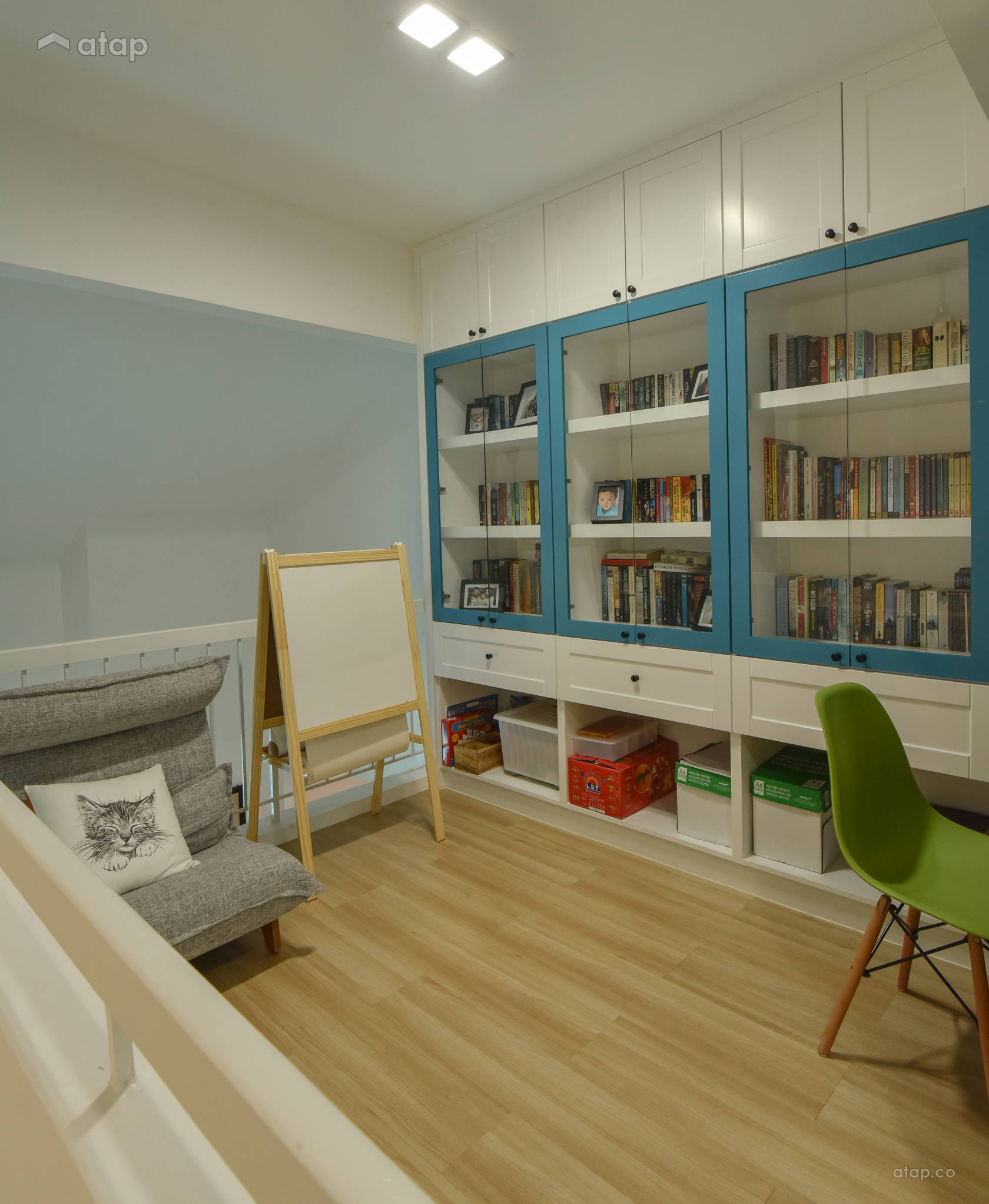 Classic Modern Study Room terrace design ideas & photos Malaysia | Atap.co