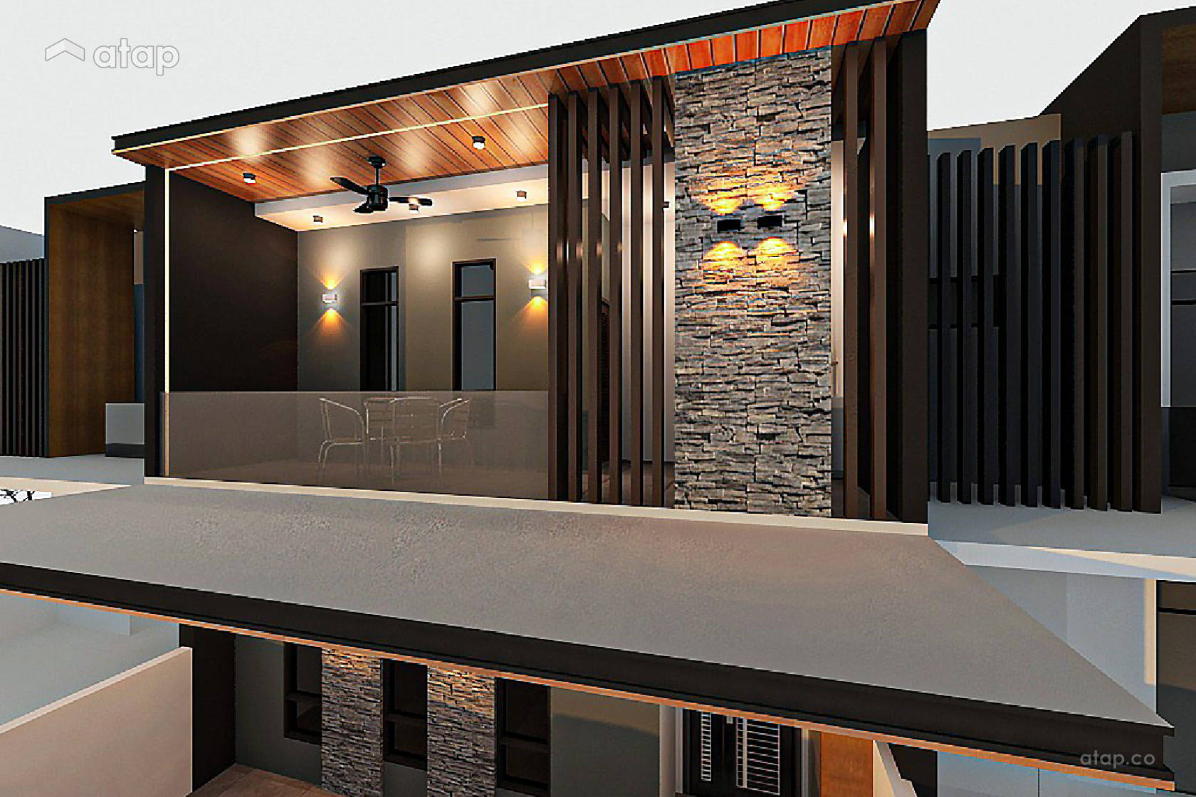 Contemporary Modern Exterior terrace design ideas & photos Malaysia ...