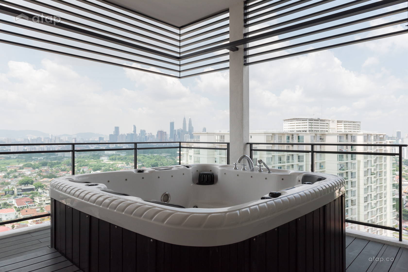 Modern Balcony Bathroom condominium design ideas & photos Malaysia ...