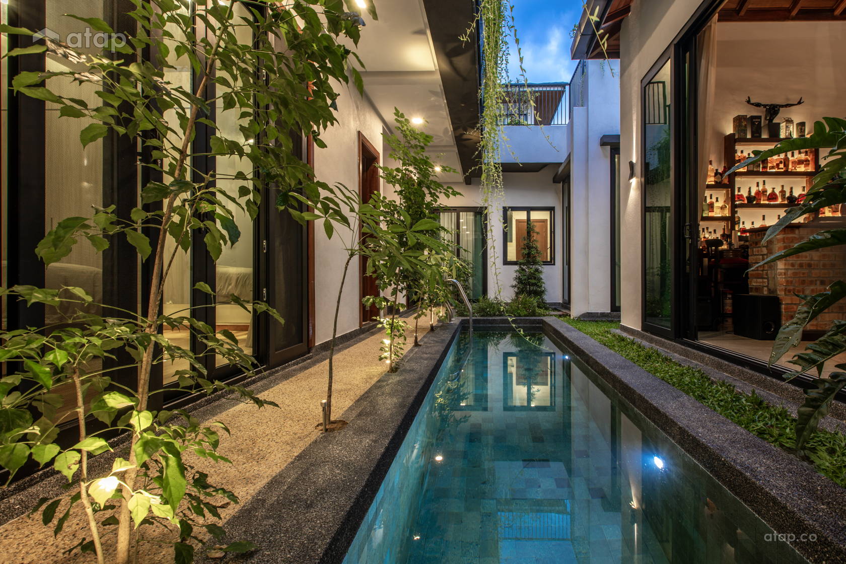 Country Retro Exterior Garden terrace design ideas & photos Malaysia ...