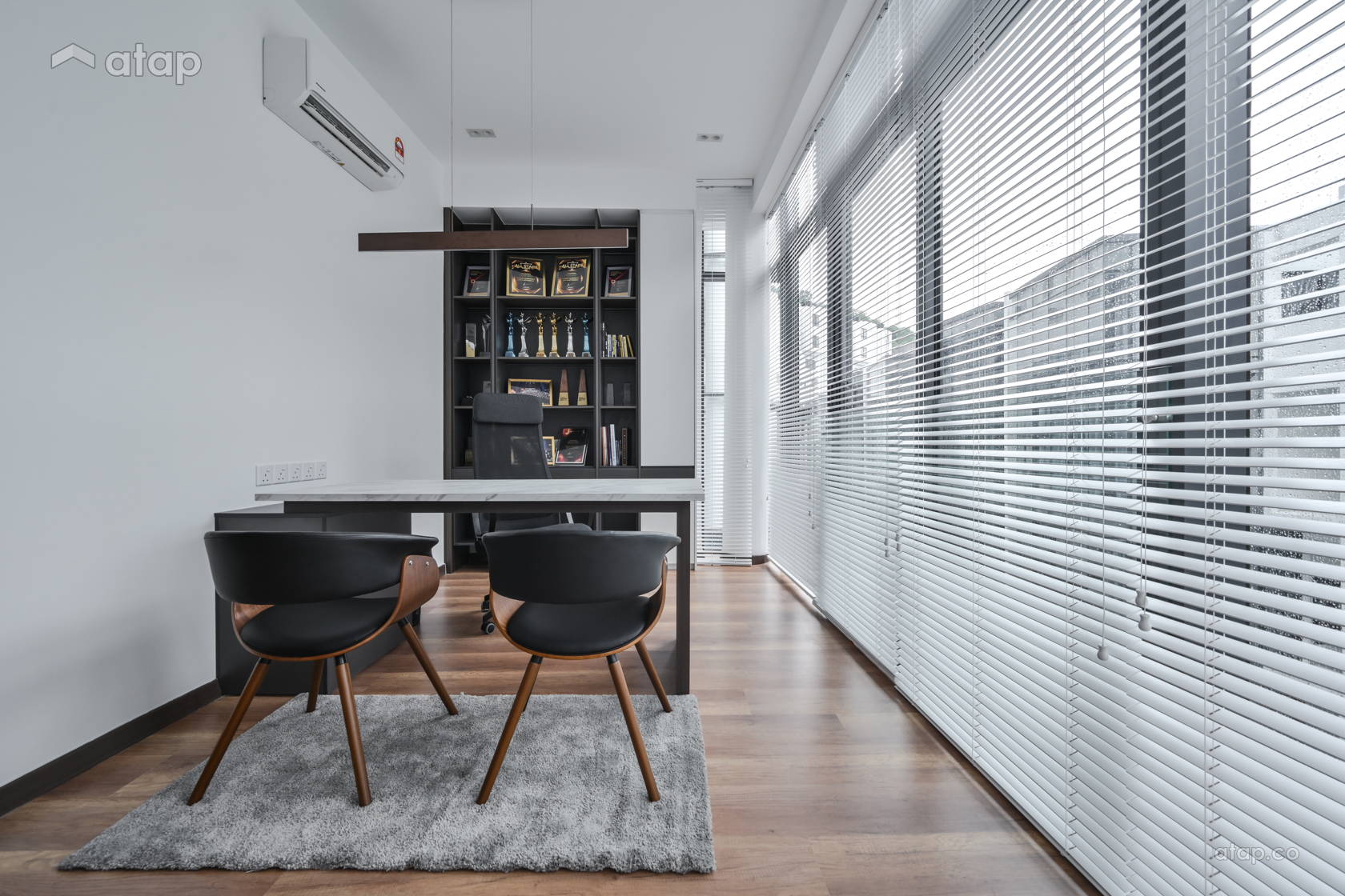 Modern Zen Study Room terrace design ideas & photos Malaysia | Atap.co