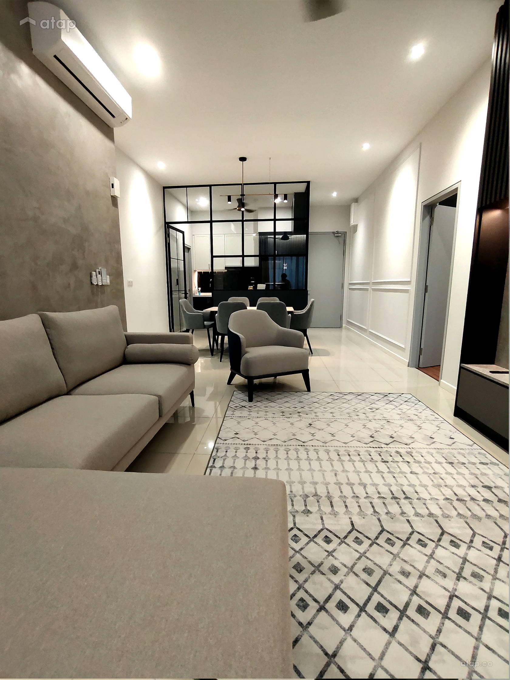 Classic Minimalistic Living Room condominium design ideas & photos ...