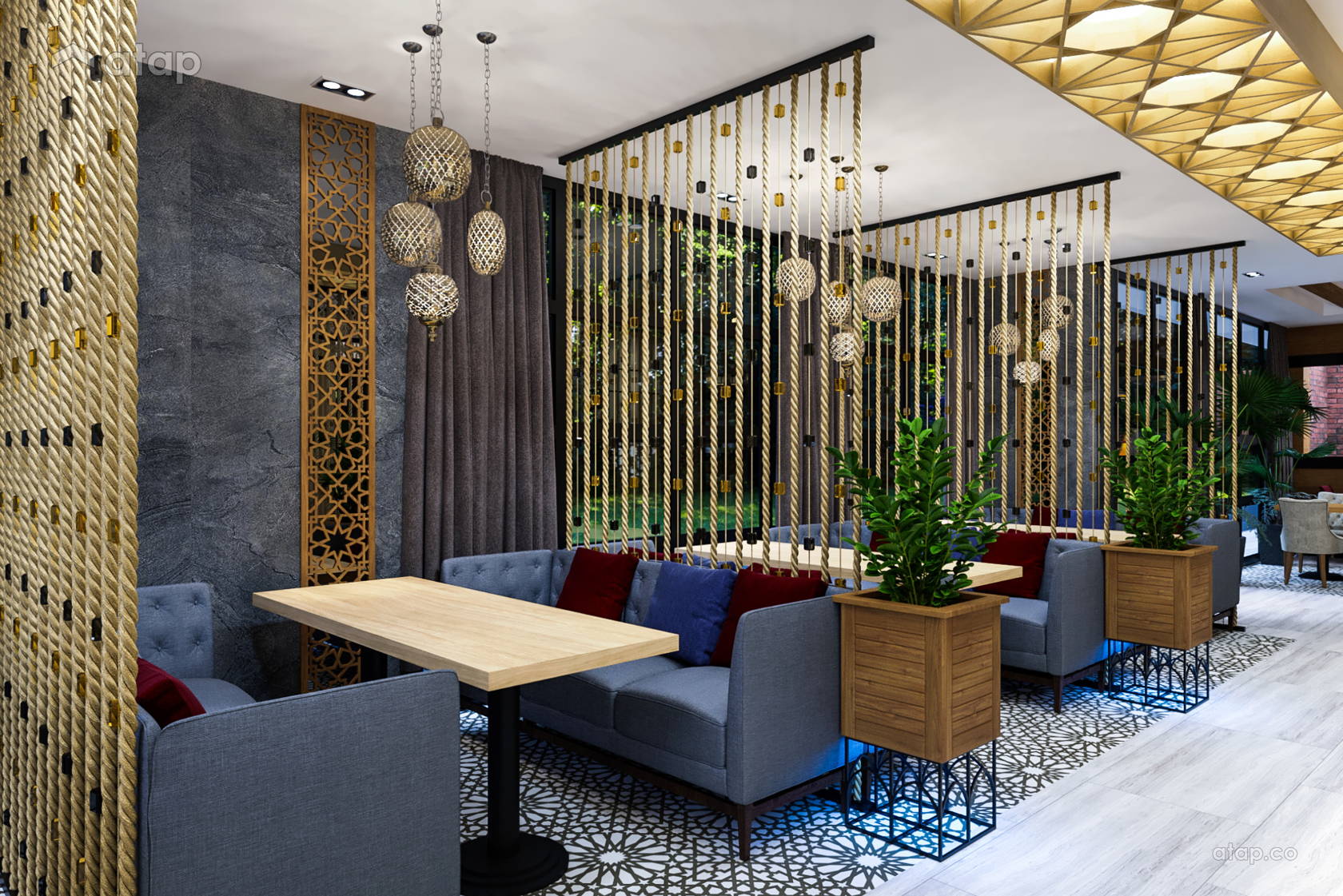 Modern Retail shophouse design ideas & photos Malaysia | Atap.co