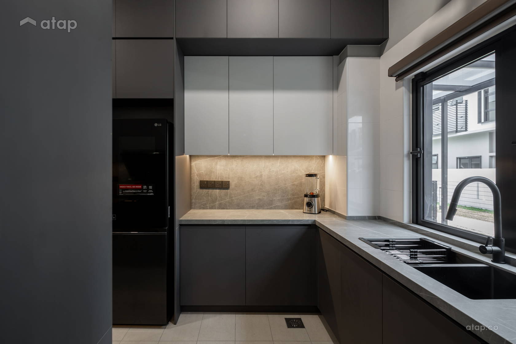 Contemporary Modern Kitchen semi-detached design ideas & photos ...