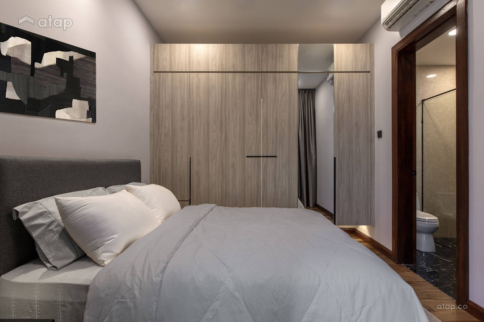 Modern Zen Bedroom terrace design ideas & photos Malaysia | Atap.co