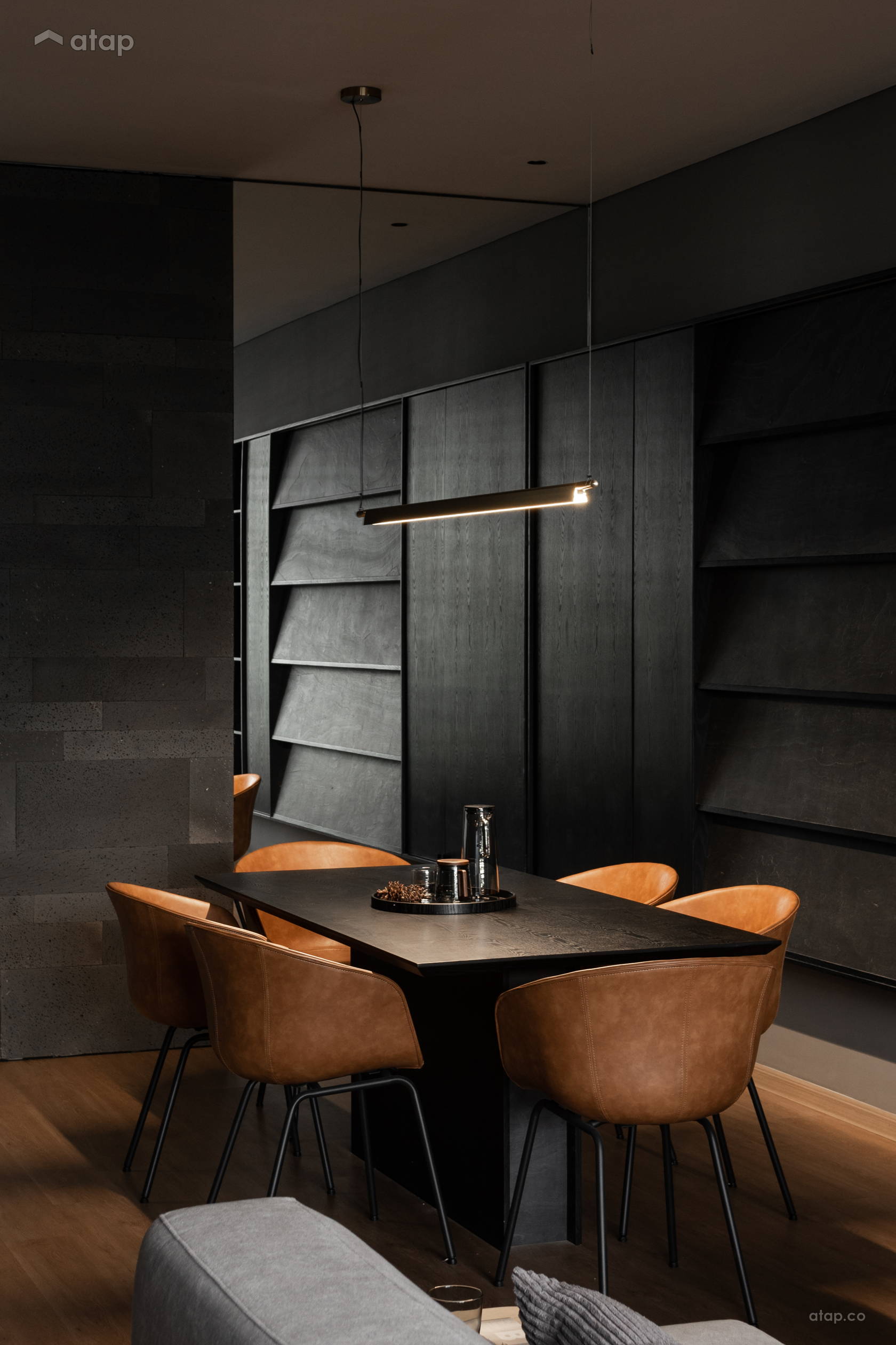 Minimalistic Dining Room terrace design ideas & photos Malaysia | Atap.co