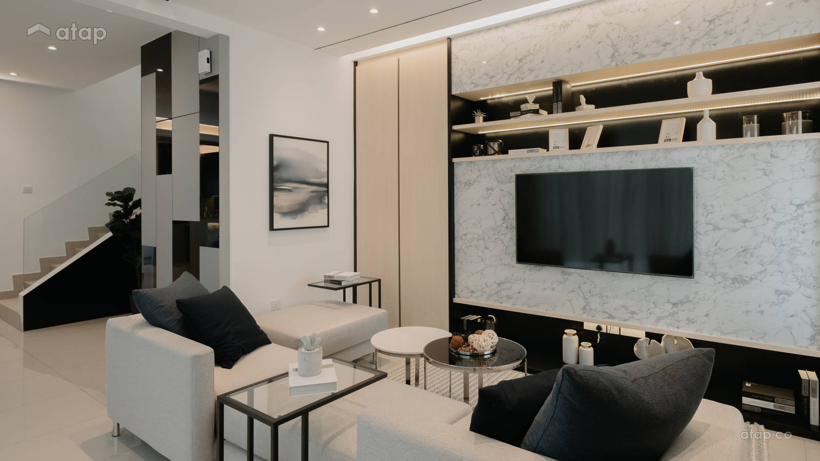 Contemporary Modern Living Room terrace design ideas & photos Malaysia ...