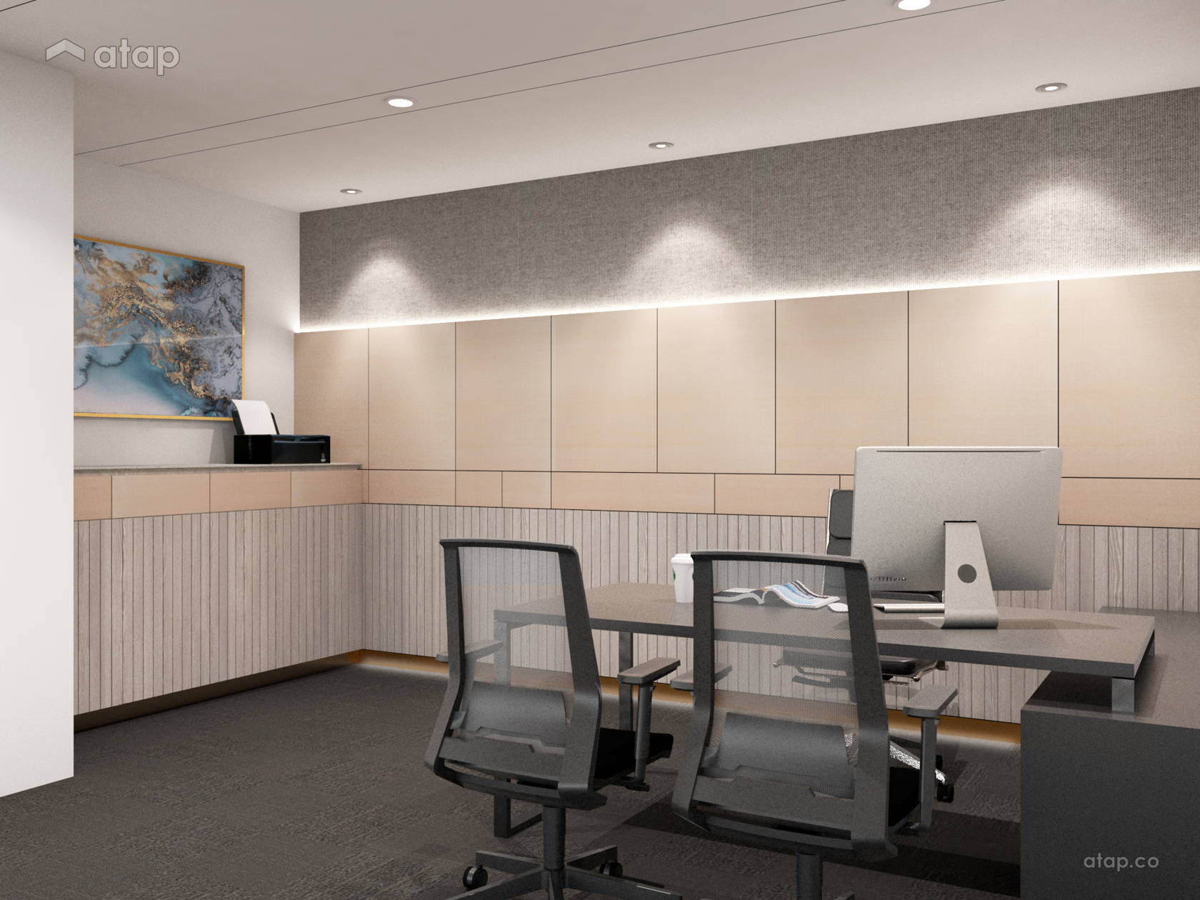 Industrial Rustic Office skyscraper design ideas & photos Malaysia ...