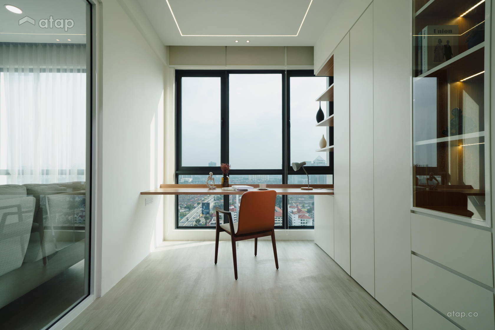 Modern Zen Study Room condominium design ideas & photos Malaysia | Atap.co