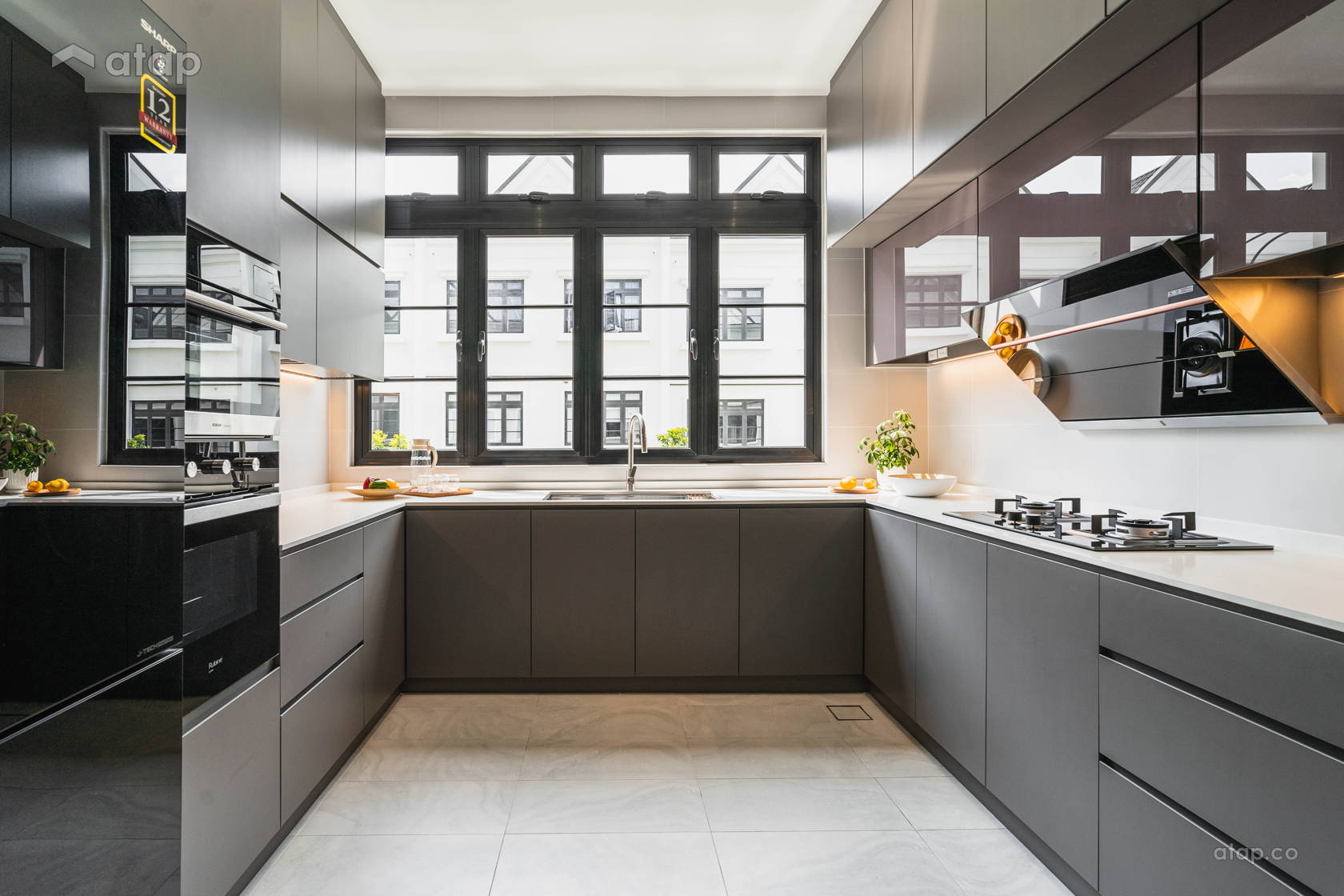 Modern Kitchen terrace design ideas & photos Malaysia | Atap.co