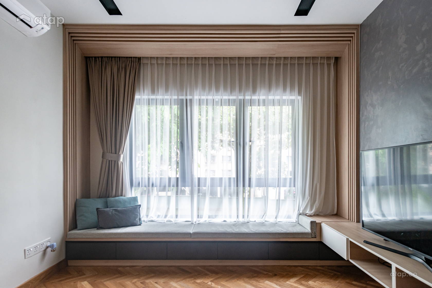 Asian Scandinavian Family Room terrace design ideas & photos Malaysia ...