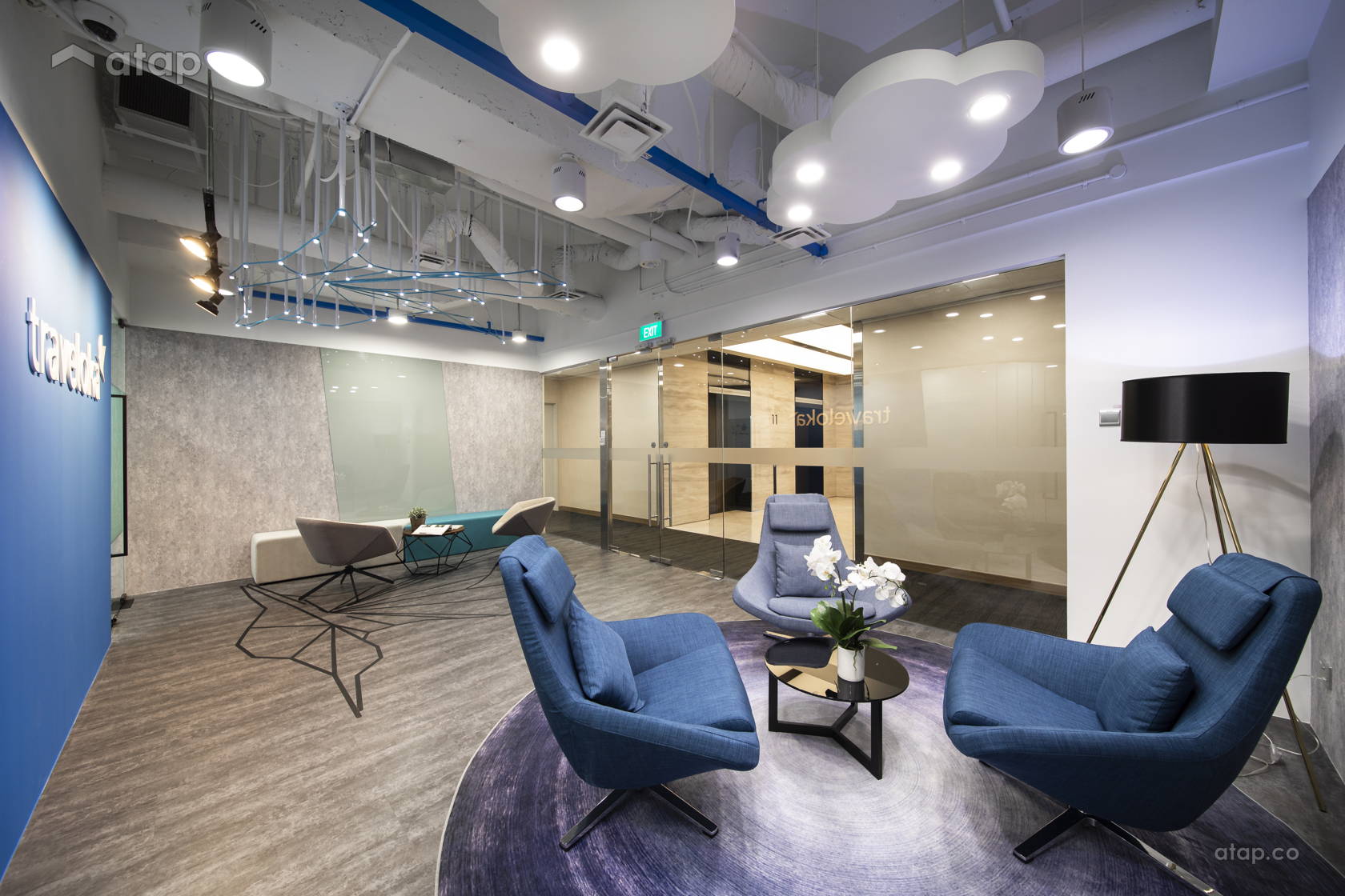 Contemporary Modern Living Room Office skyscraper design ideas & photos ...