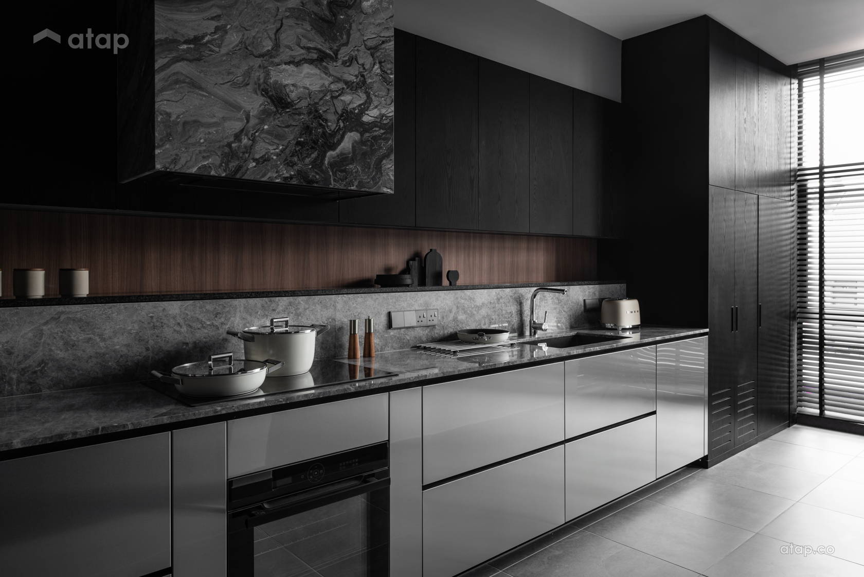 Minimalistic Kitchen terrace design ideas & photos Malaysia | Atap.co