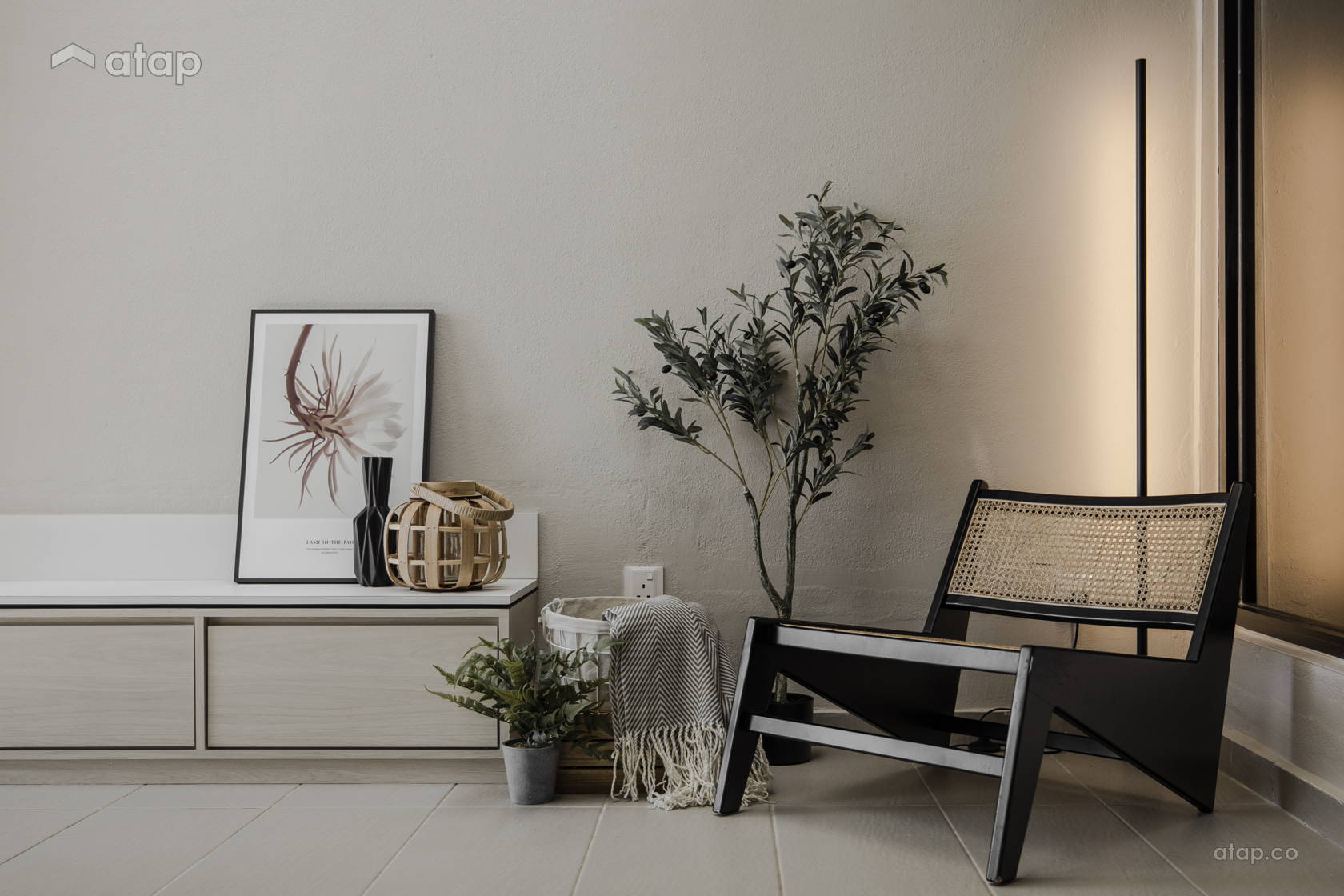 Minimalistic Zen Study Room condominium design ideas & photos Malaysia ...