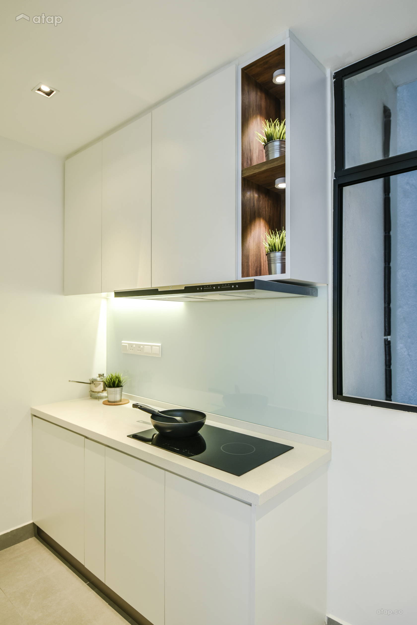 Contemporary Minimalistic Kitchen condominium design ideas & photos ...