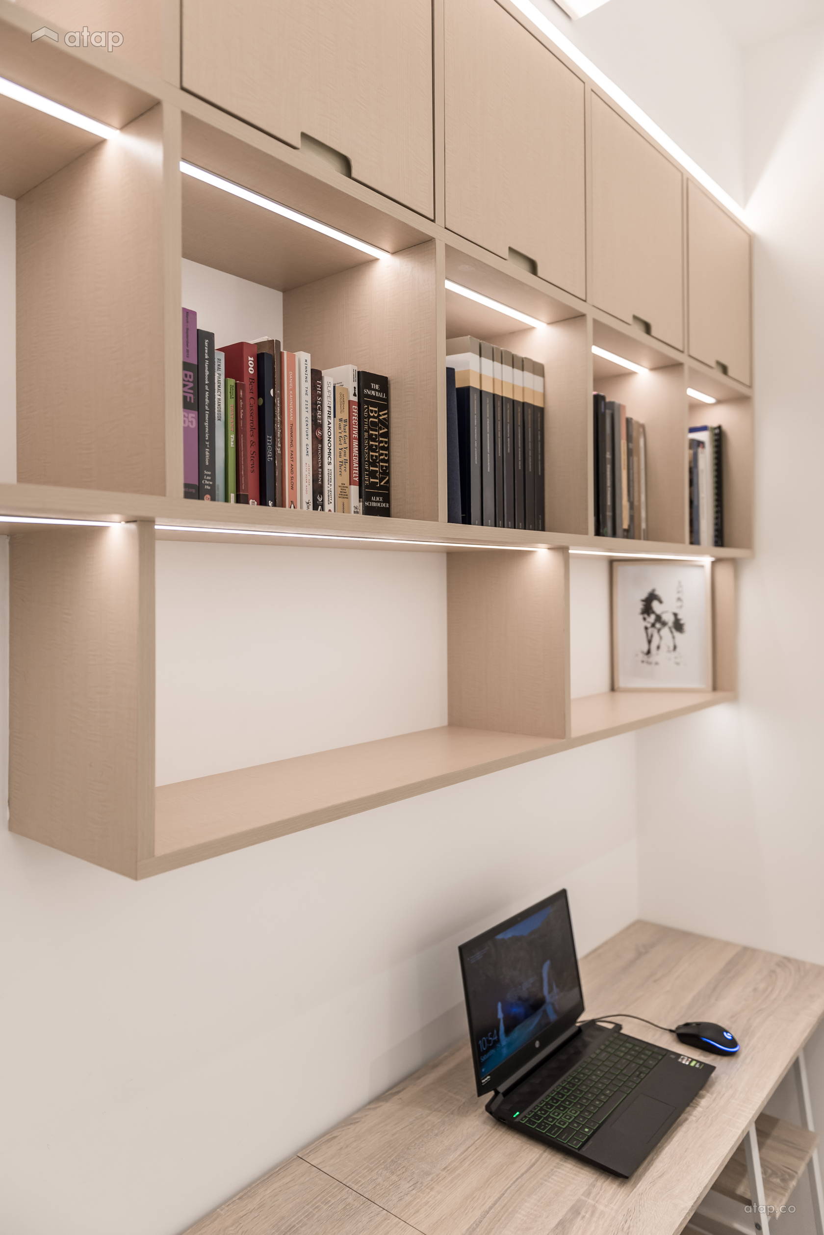 Contemporary Zen Study Room condominium design ideas & photos Malaysia ...