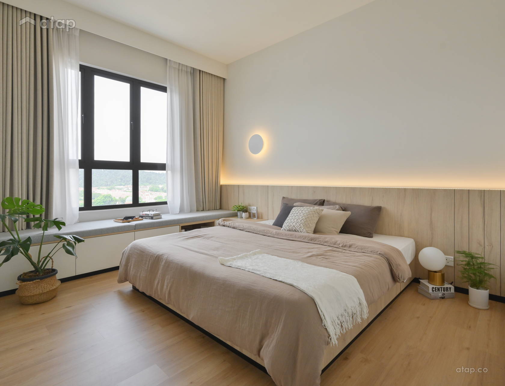 Contemporary Zen Bedroom condominium design ideas & photos Malaysia ...