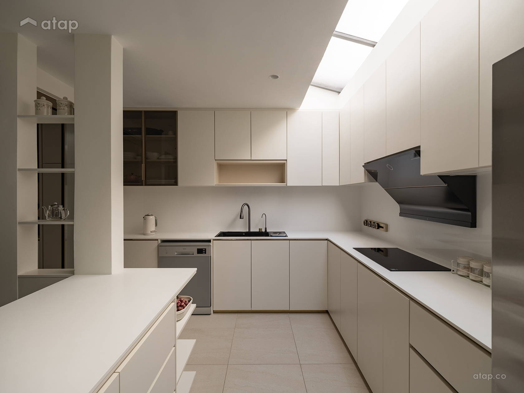 Modern Zen Kitchen terrace design ideas & photos Malaysia | Atap.co