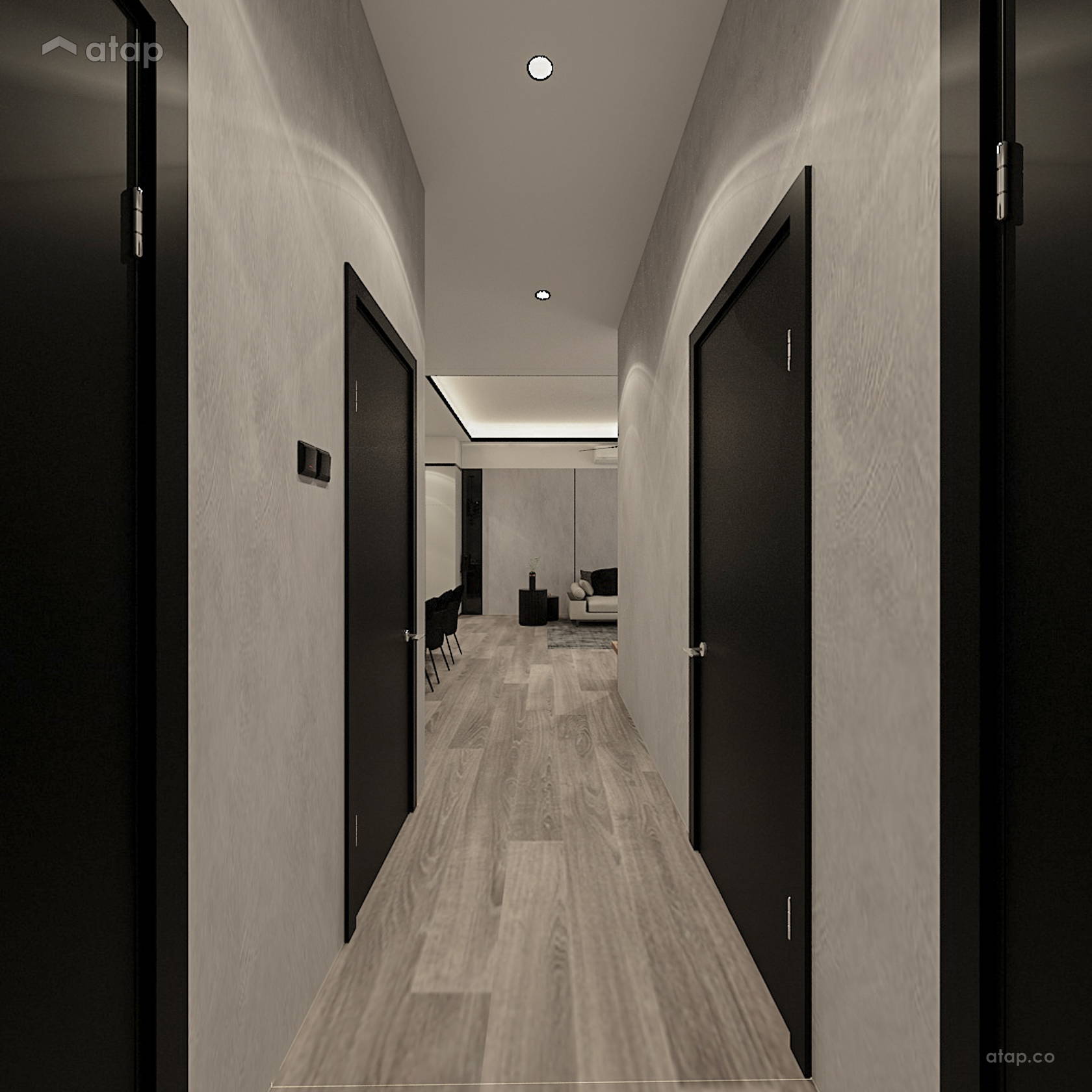 Contemporary Modern Foyer apartment design ideas & photos Malaysia ...