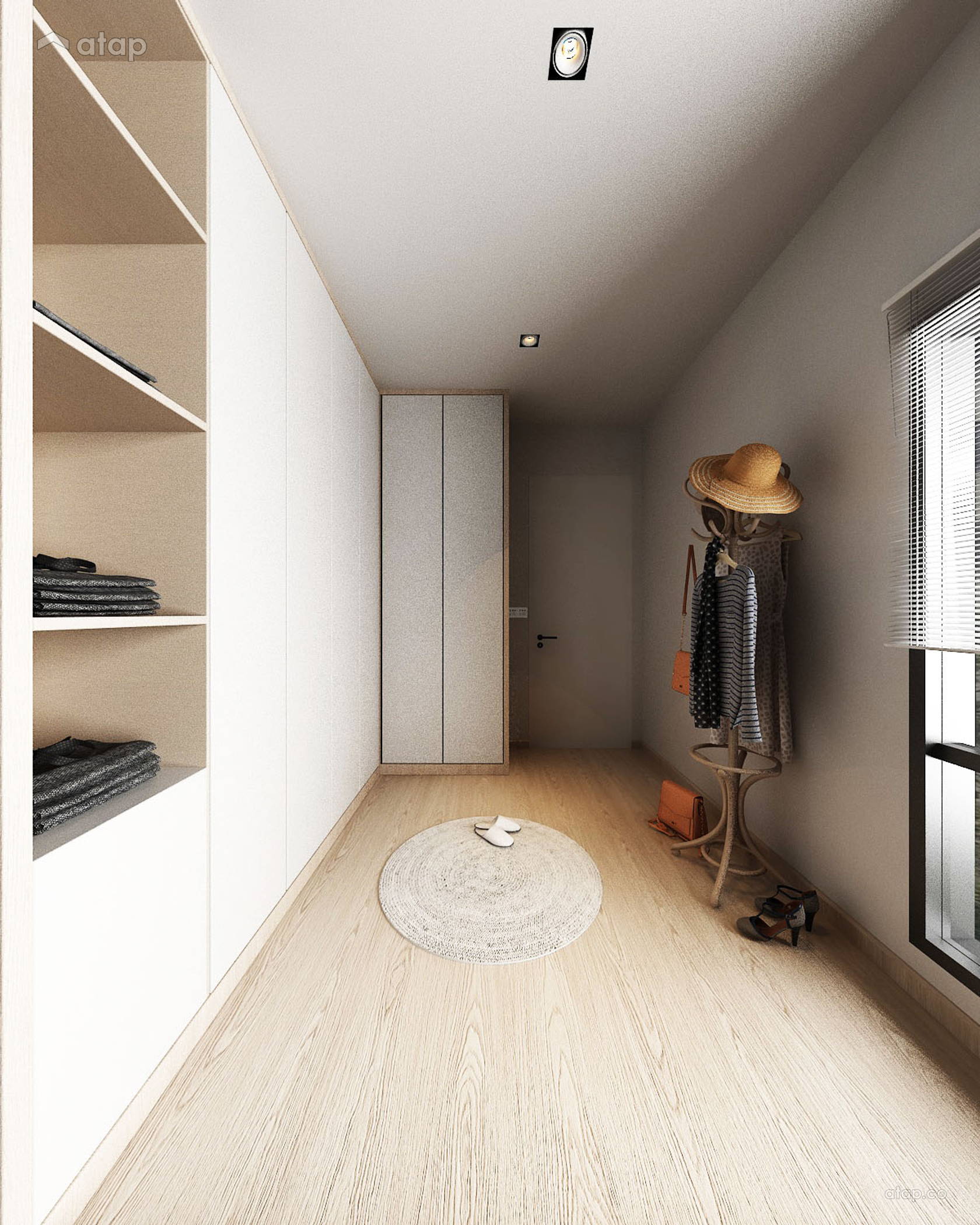 Modern Scandinavian Bedroom condominium design ideas & photos Malaysia ...