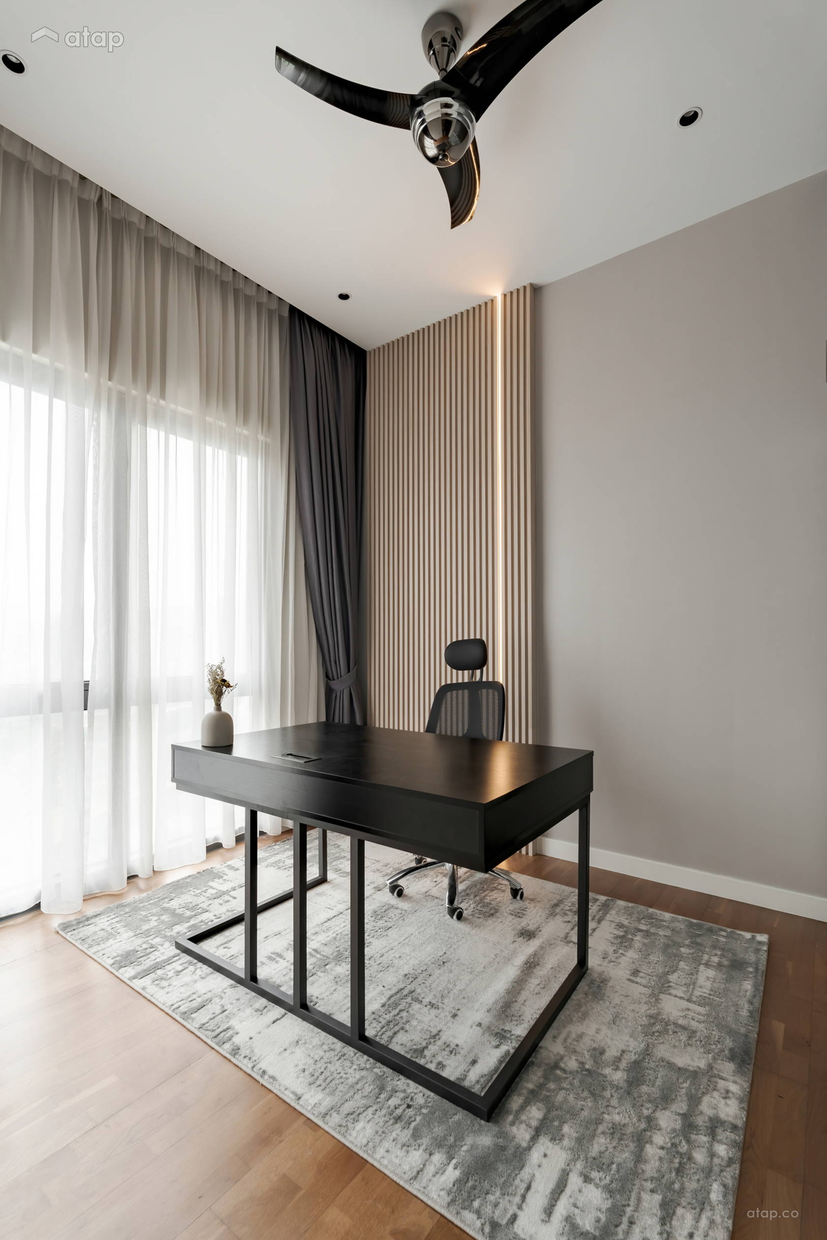 Contemporary Modern Study Room condominium design ideas & photos ...