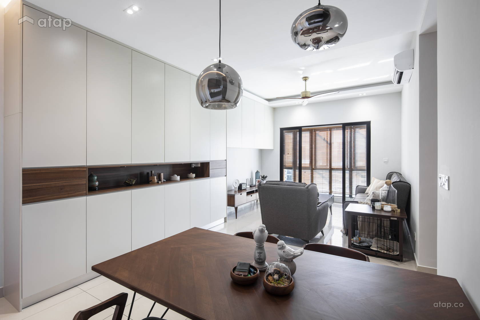 Scandinavian Family Room condominium design ideas & photos Malaysia ...