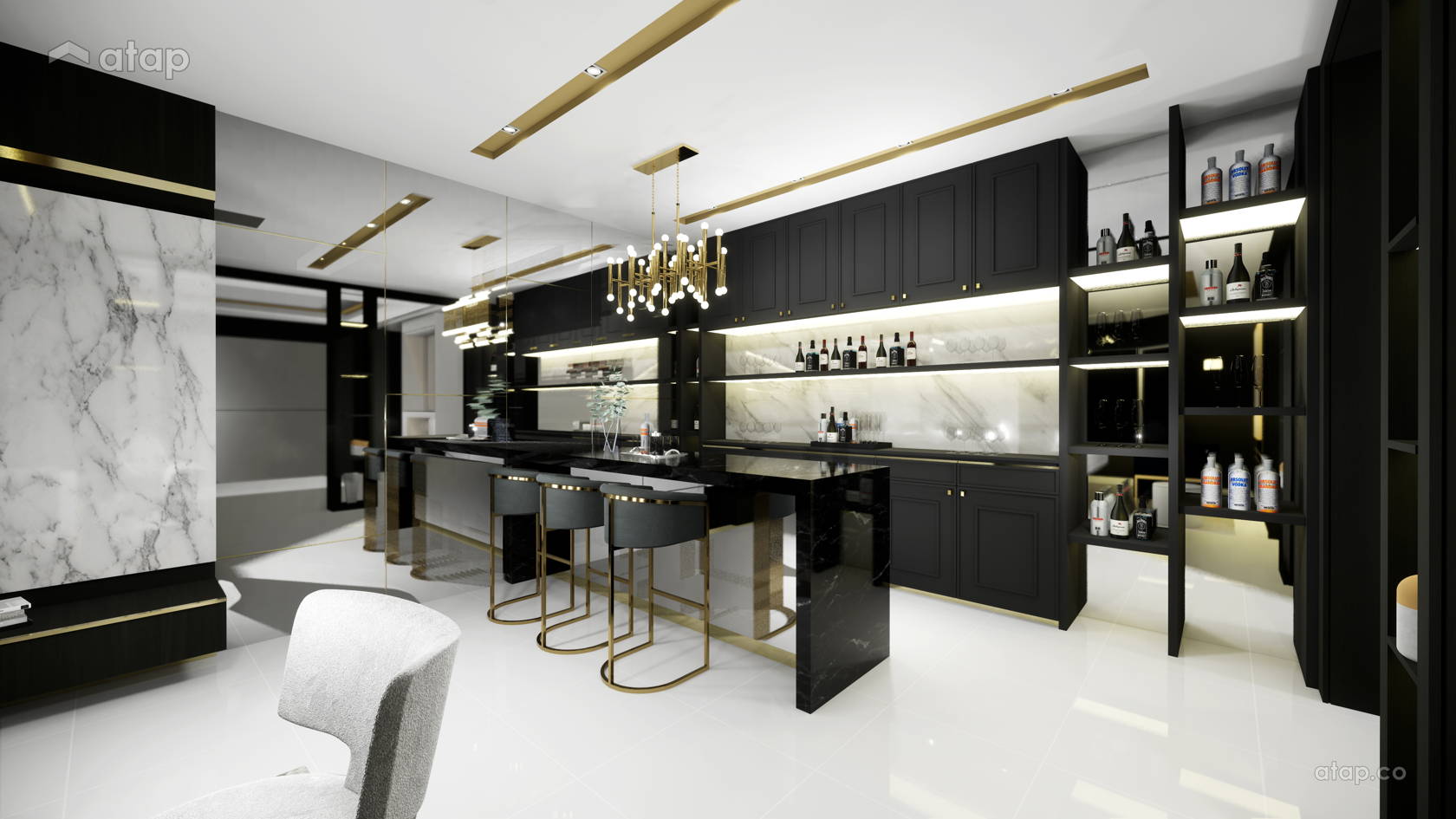 Classic Kitchen terrace design ideas & photos Malaysia | Atap.co