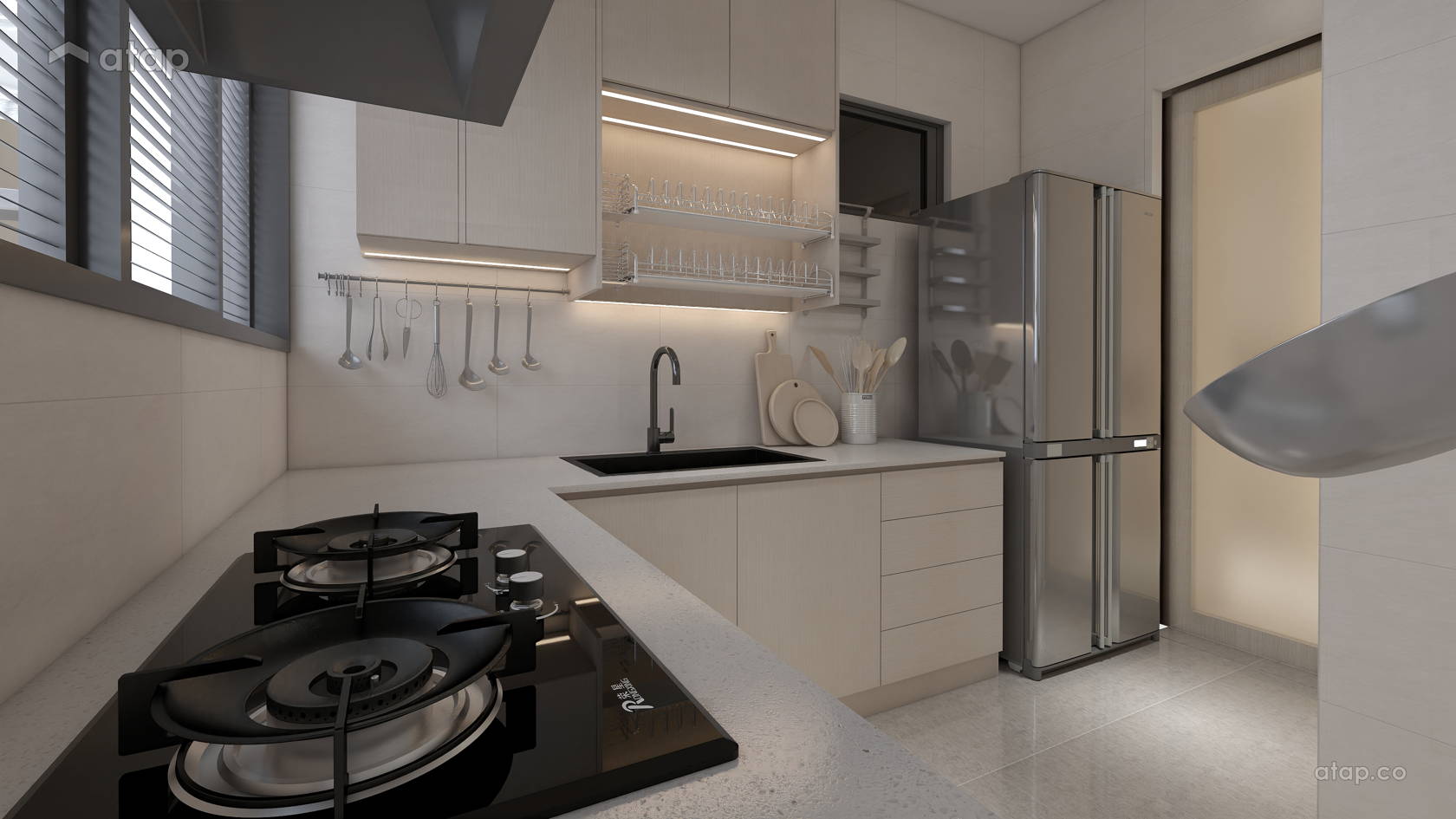 Contemporary Modern Kitchen condominium design ideas & photos Malaysia ...