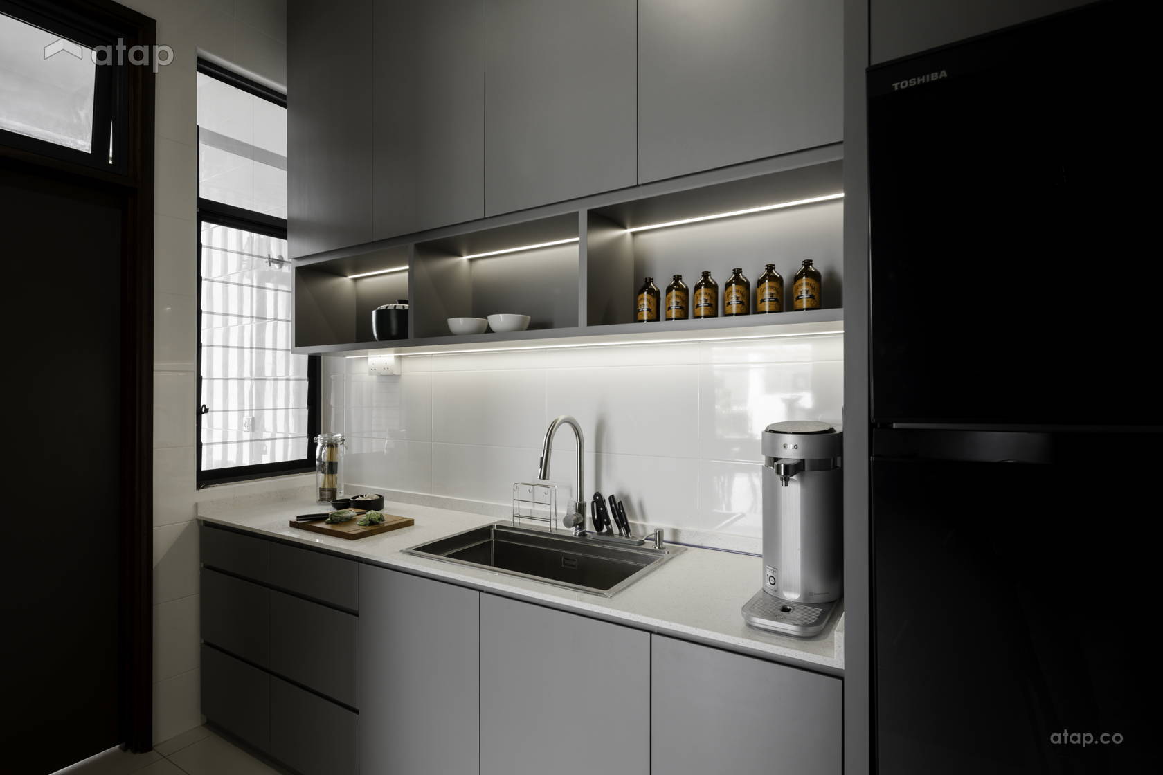 Asian Zen Kitchen semi-detached design ideas & photos Malaysia | Atap.co