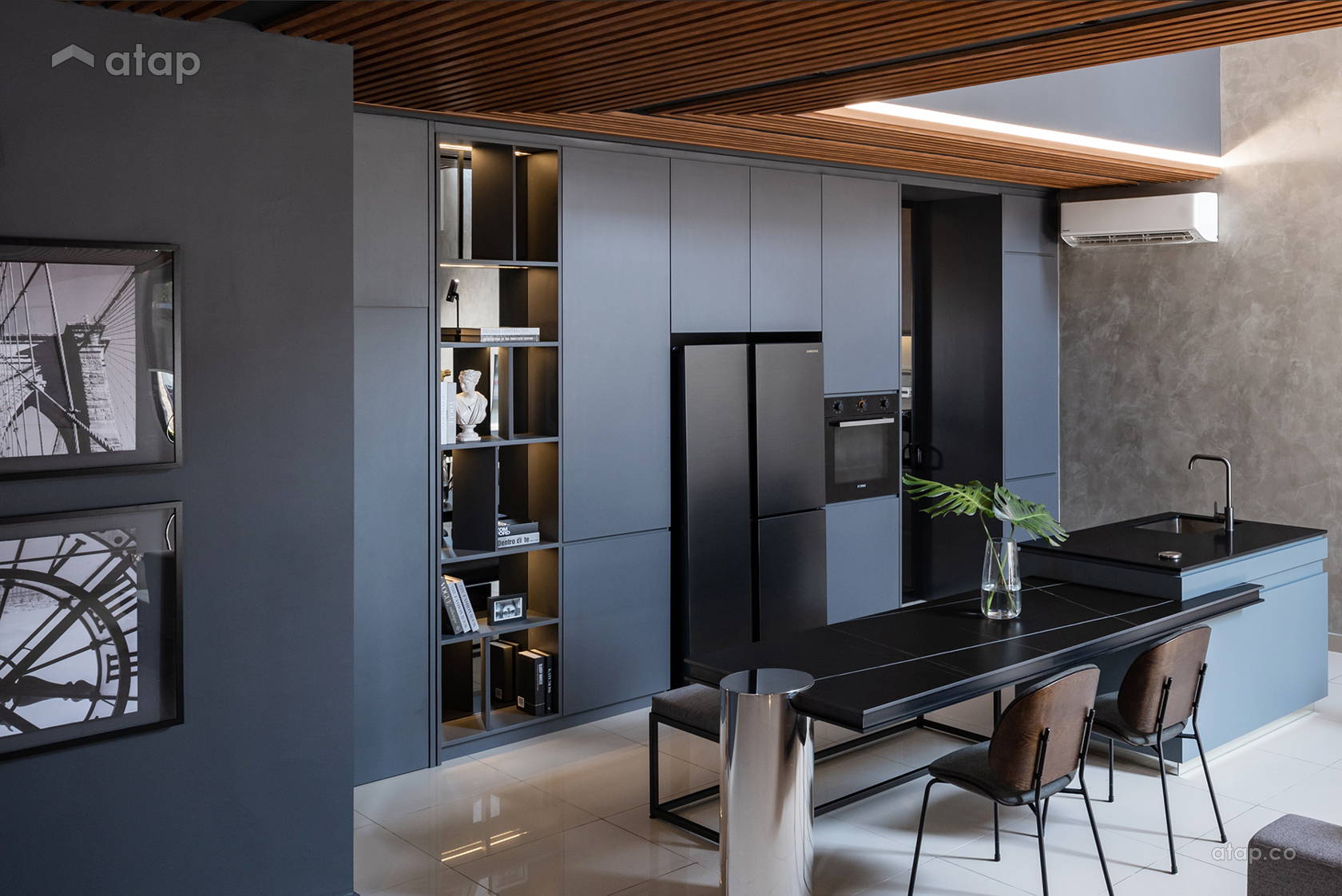 Contemporary Modern Dining Room Kitchen terrace design ideas & photos ...