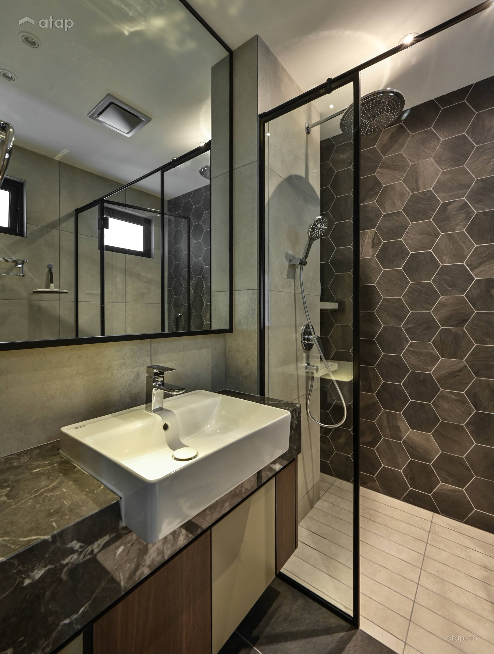 Minimalistic Modern Bathroom terrace design ideas & photos Malaysia ...