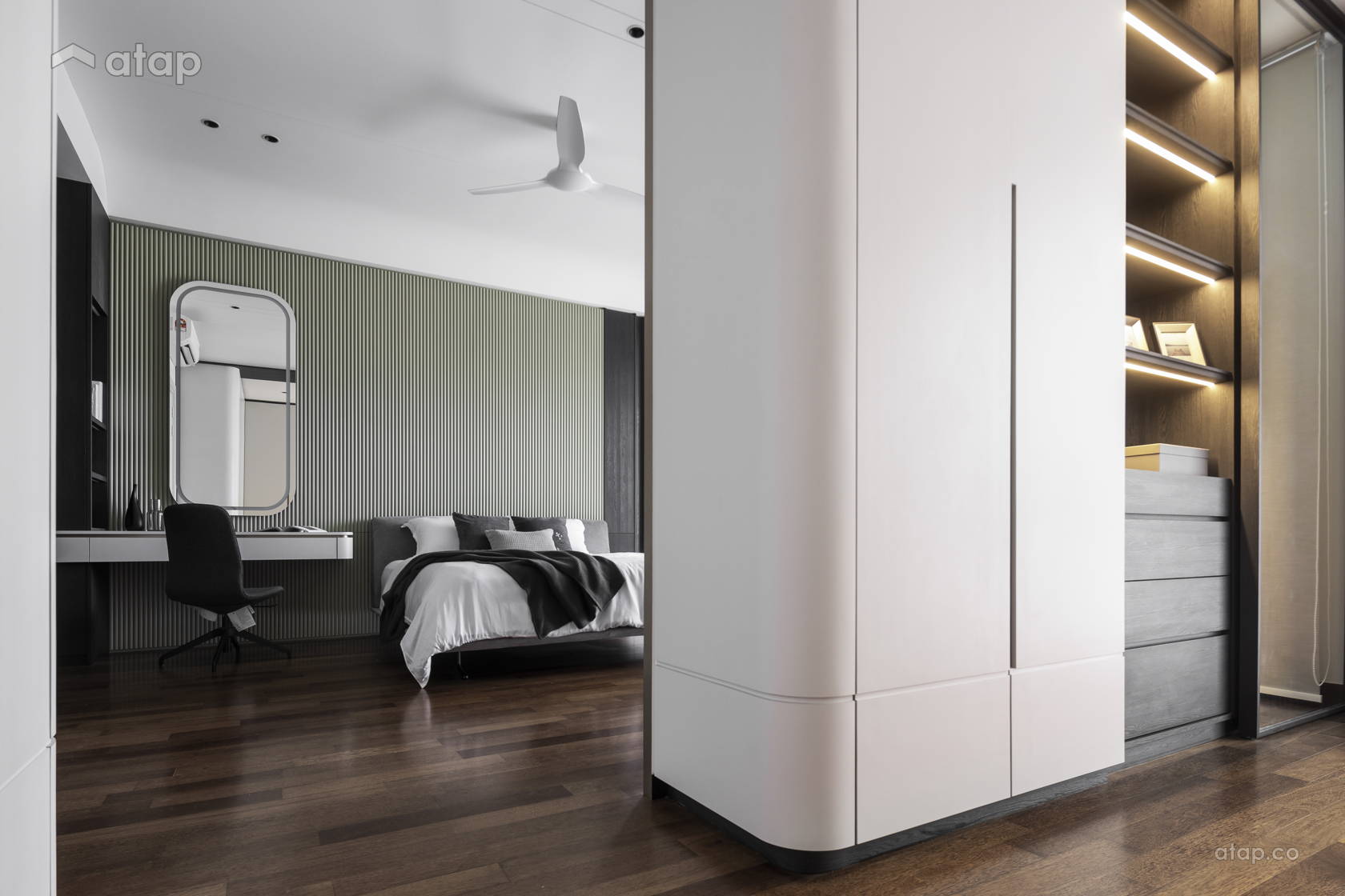 Minimalistic Modern Bedroom semi-detached design ideas & photos ...