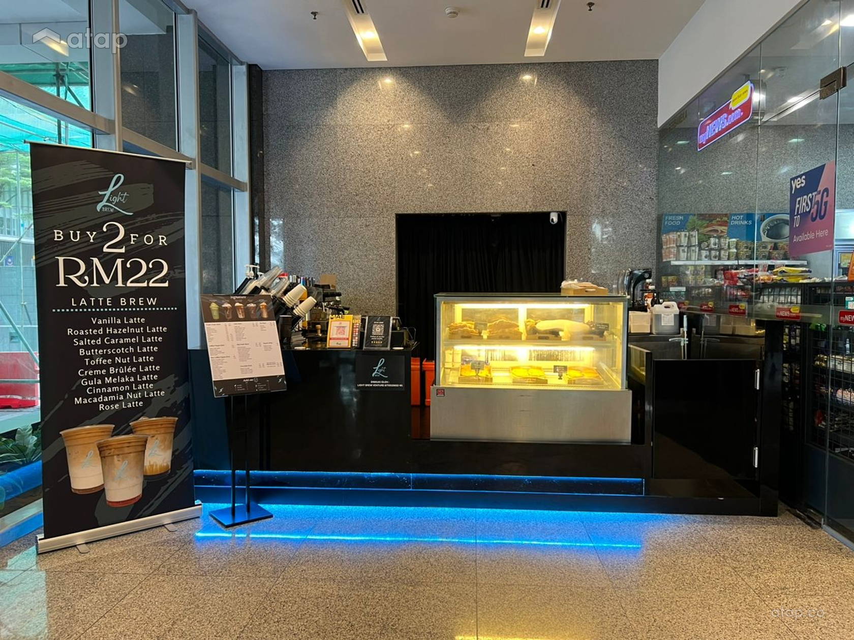 Industrial Modern F&B shopping mall design ideas & photos Malaysia | Atap.co