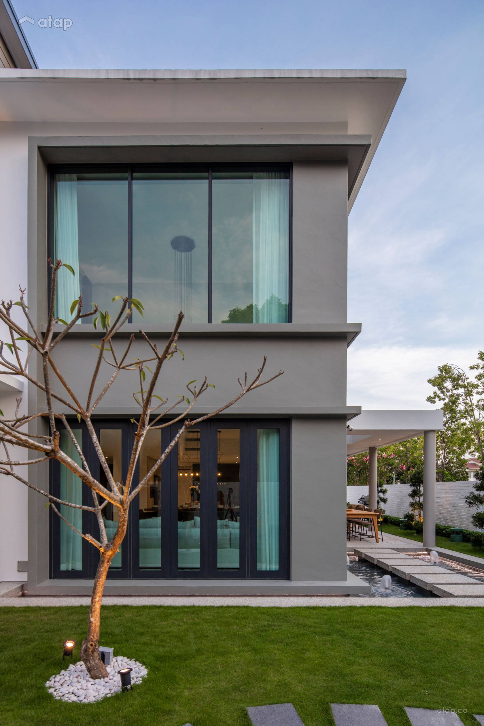 Contemporary Modern Exterior Garden terrace design ideas & photos ...