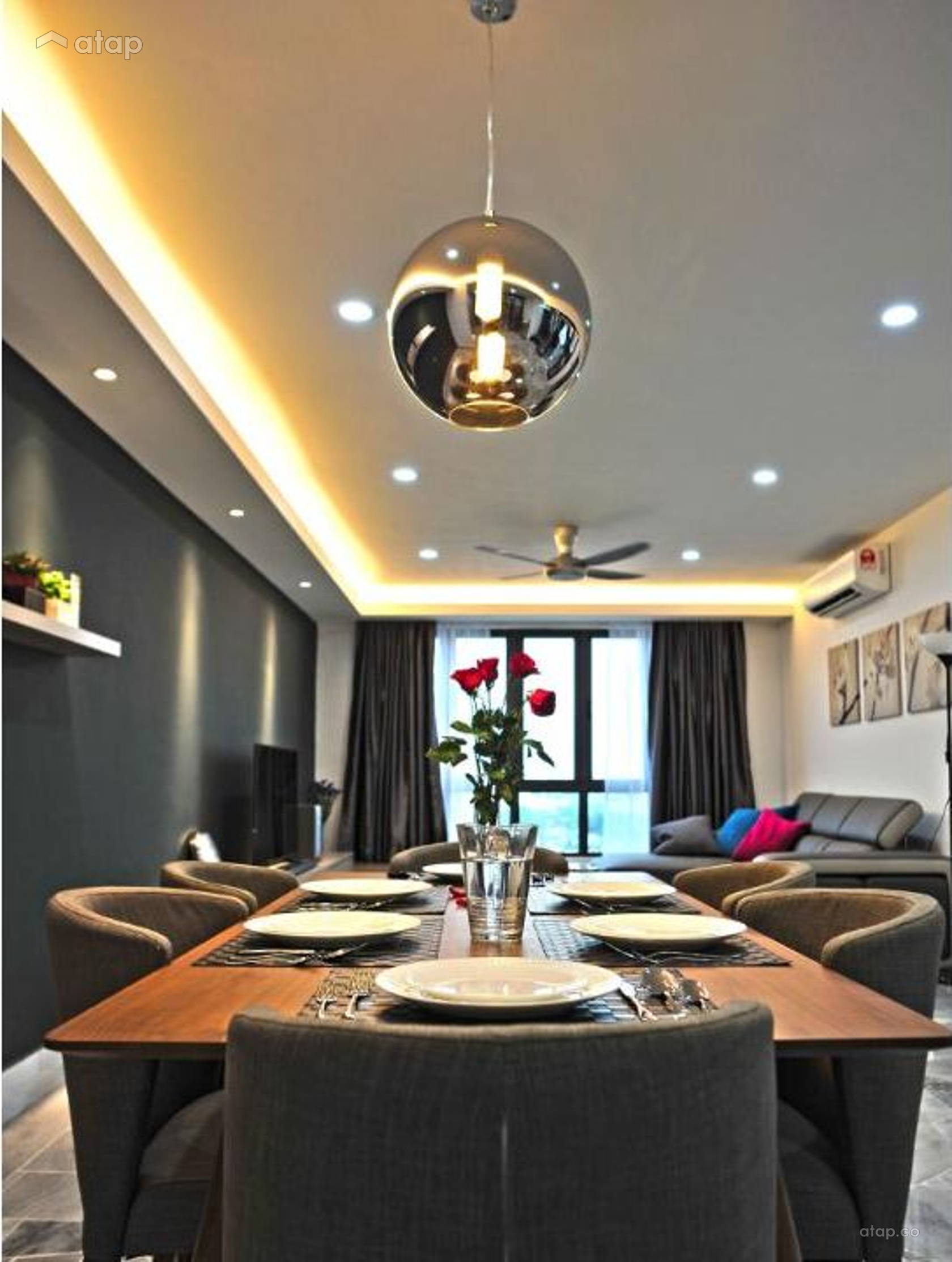 Dining Room condominium design ideas & photos Malaysia | Atap.co